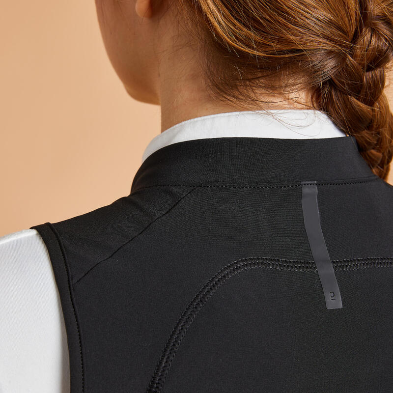 Adult Horse Riding Flexible Back Protector 500 D3O® - Black FOUGANZA ...