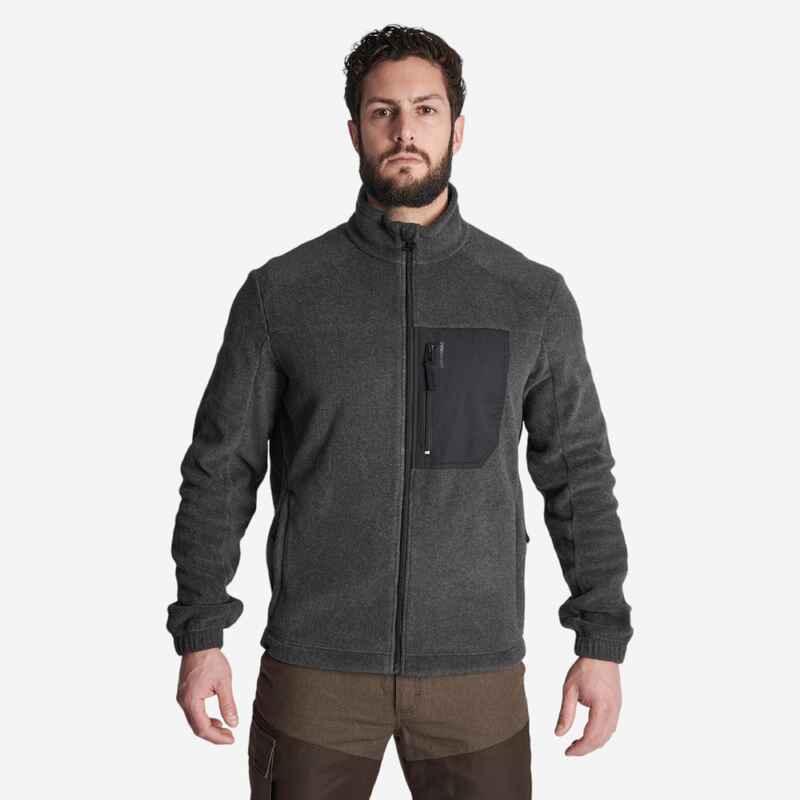 FLEECE 500 MOTTLED GREY - Decathlon