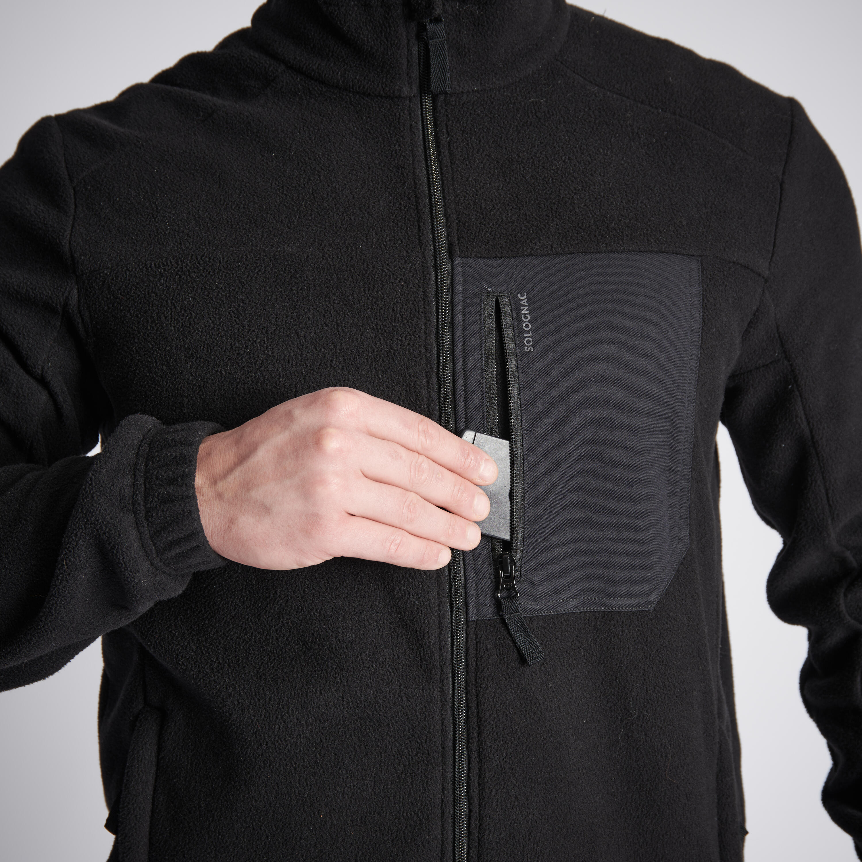 FLEECE 500 BLACK - Decathlon