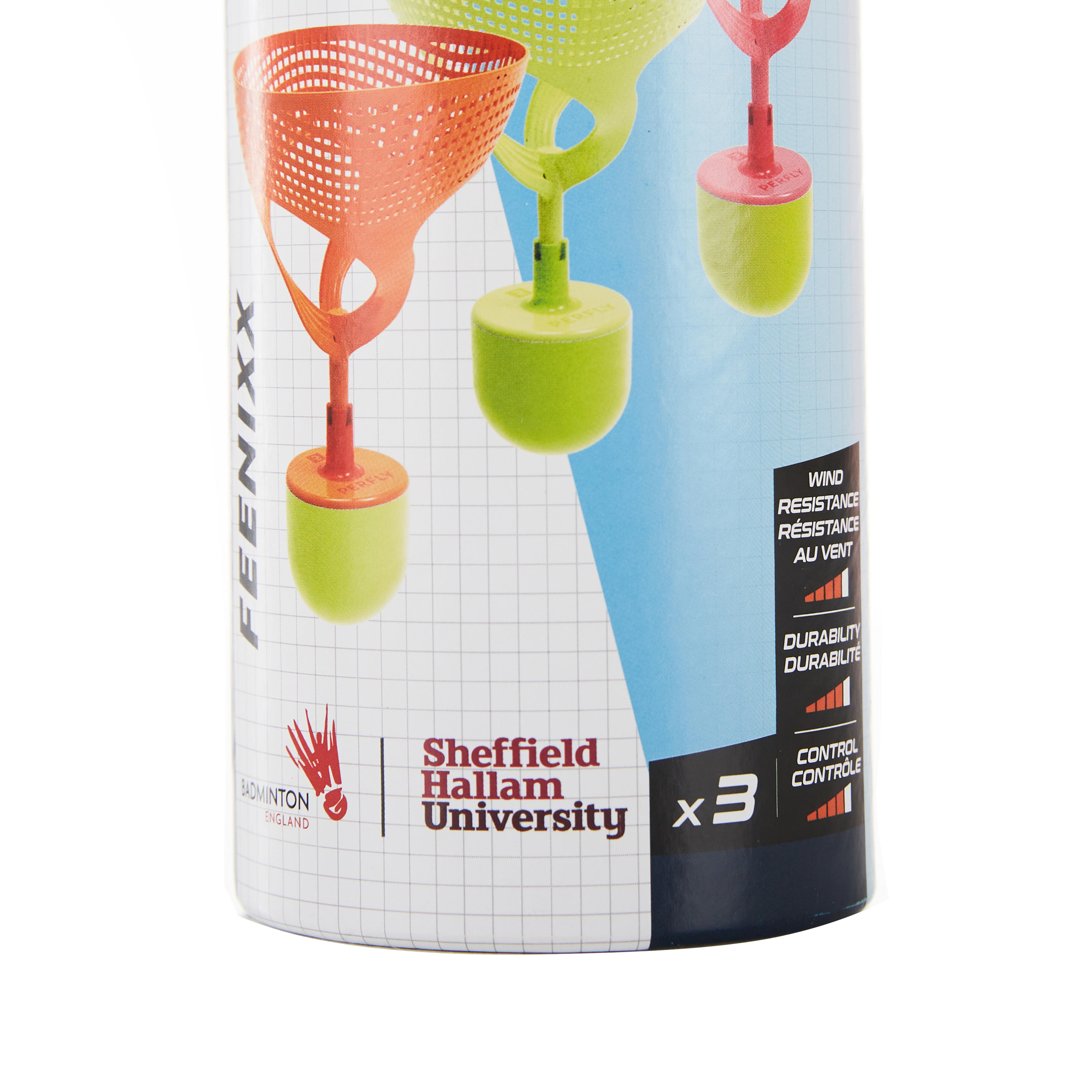 Volants de badminton x3 - Feenixx PSC 530 - Perfly - Décathlon