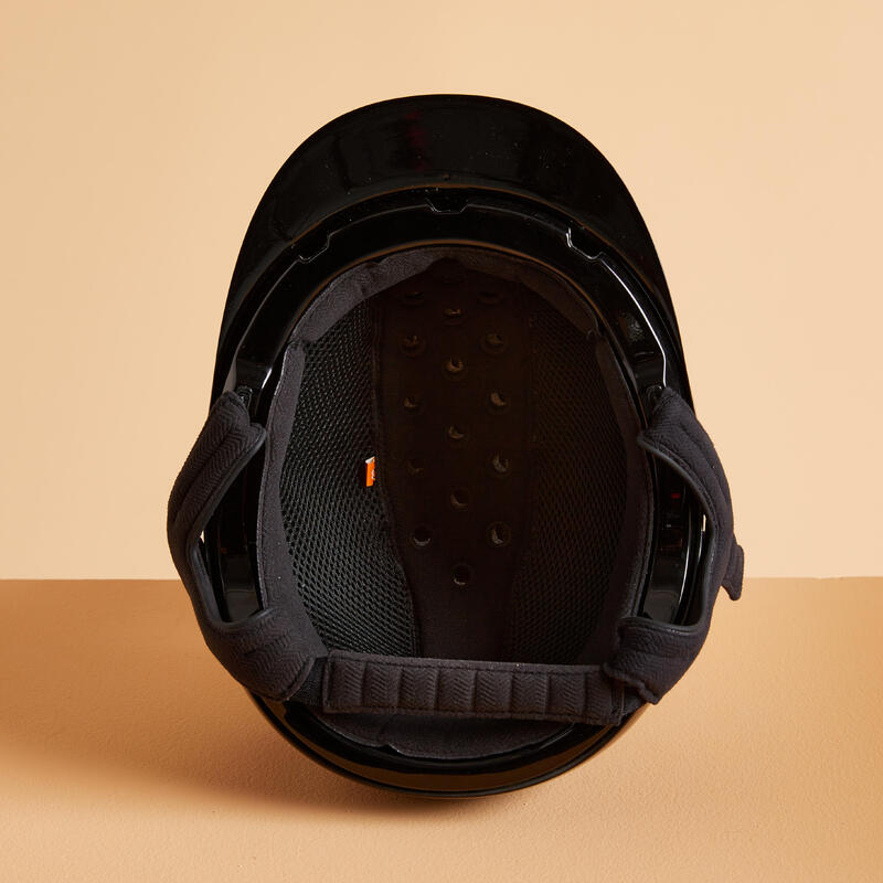 Adult/Kids' Horse Riding Helmet 900 + Bag - Brown/Black FOUGANZA ...