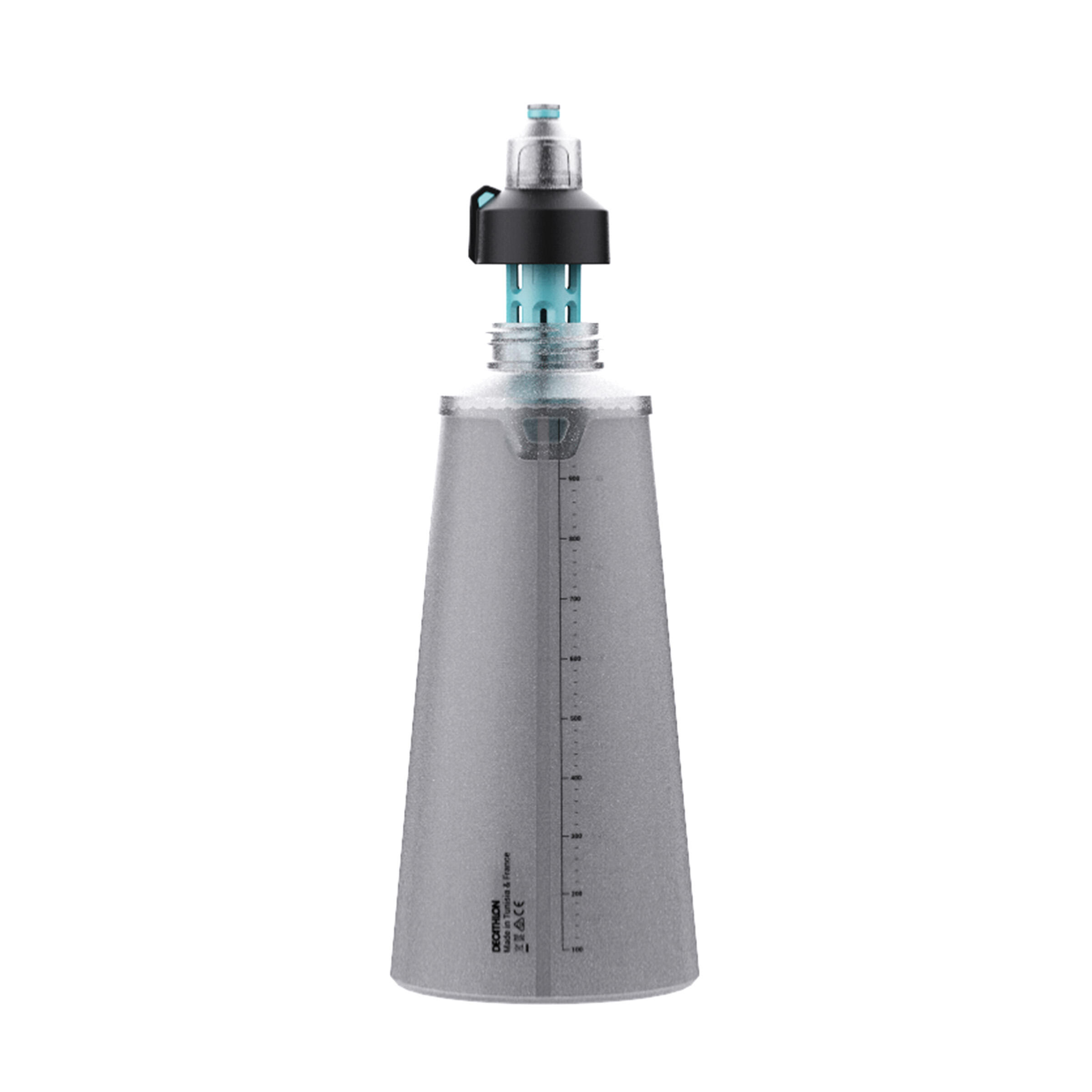 Soft and Compressible Filter Bottle - 1 Litre - MT900 FORCLAZ | Decathlon
