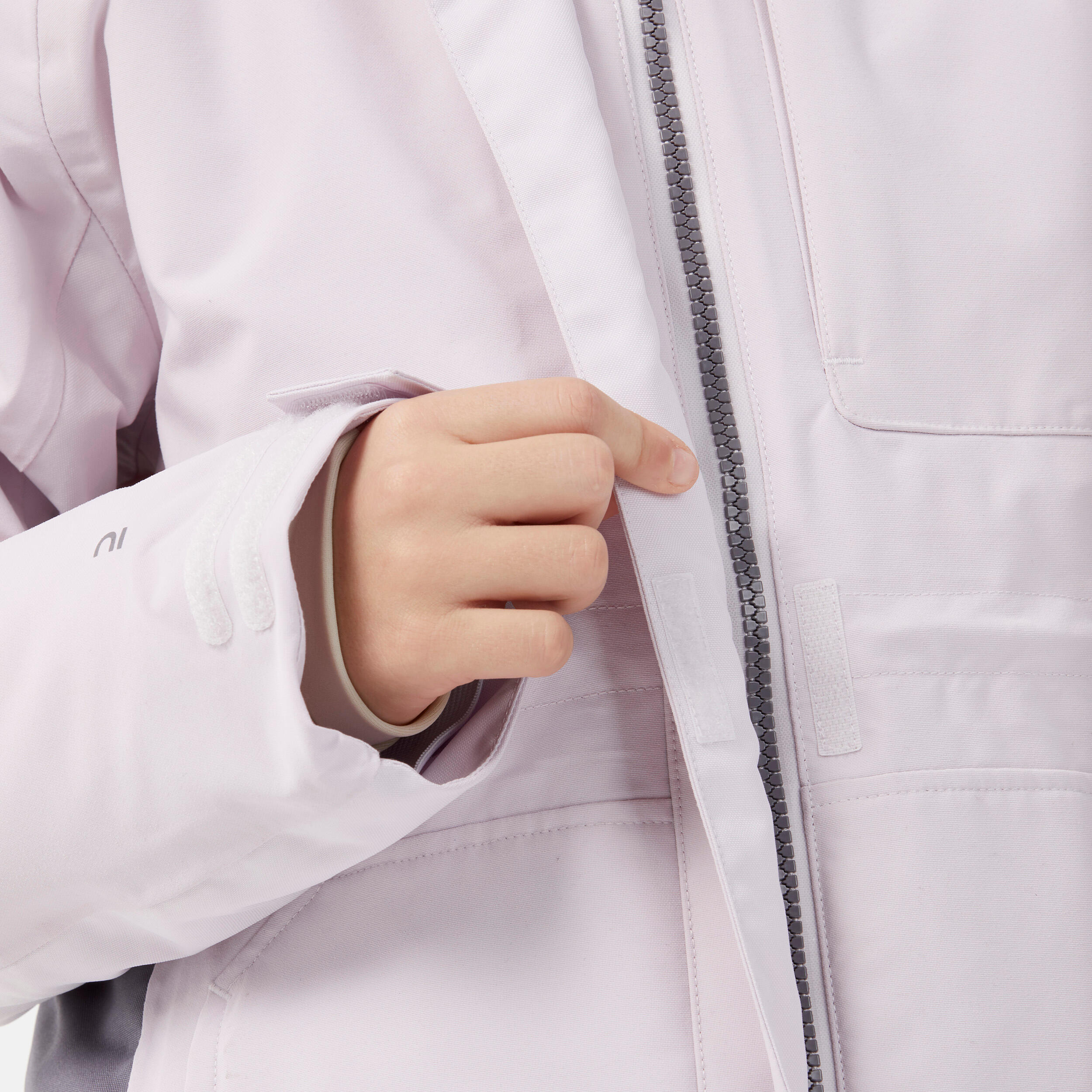 Kids’ Winter Jacket – Snowboard 500 Pink - pale lilac purple ...