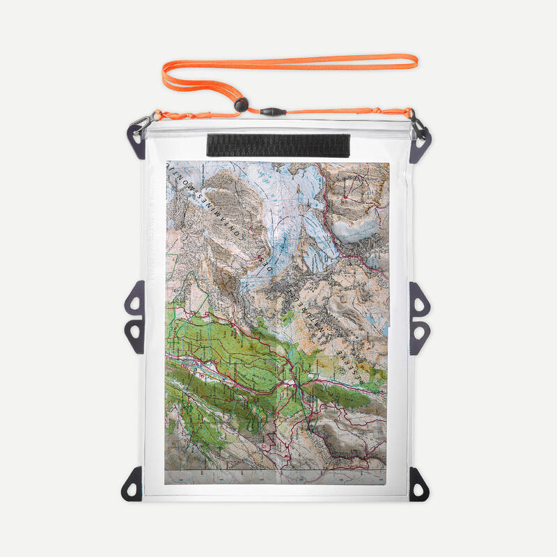 IPX4 RATED WATERPROOF MAP HOLDER FOR HIKING, TREKKING AND MULTI-SPORT ...