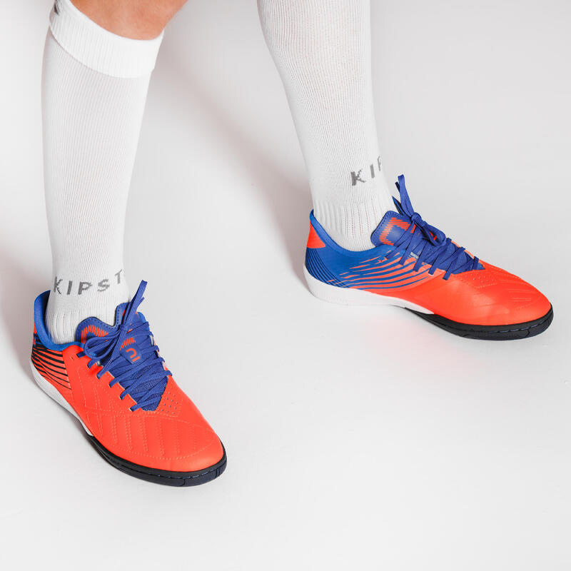 KIPSTA - Ghete Futsal Ginka Pro Roșu Copii | Decathlon