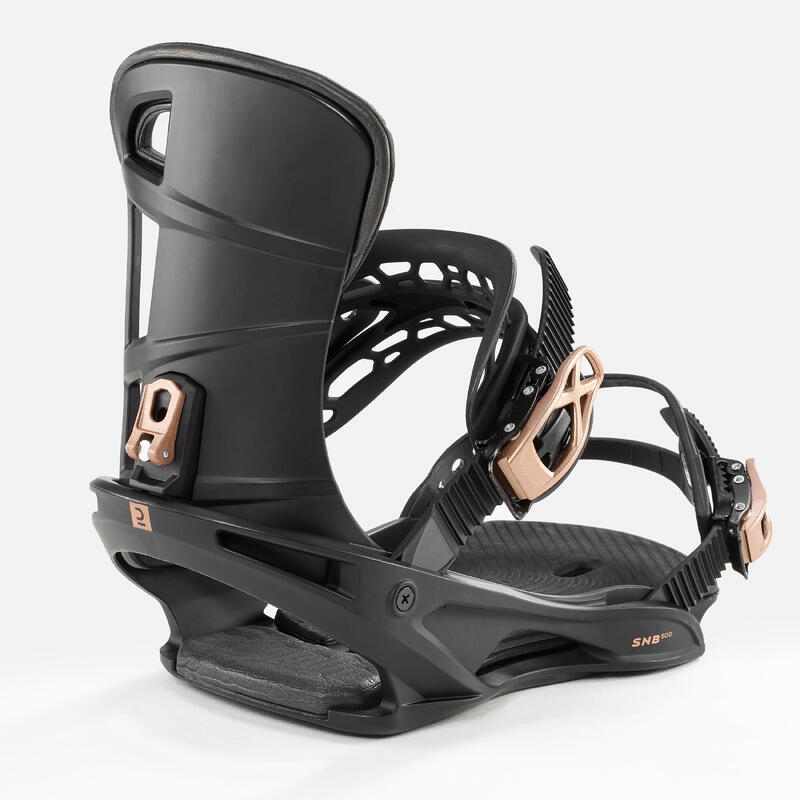 Snowboardbindung Damen/Herren All Mountain/Freestyle - SNB 500 schwarz DREAMSCAPE - DECATHLON