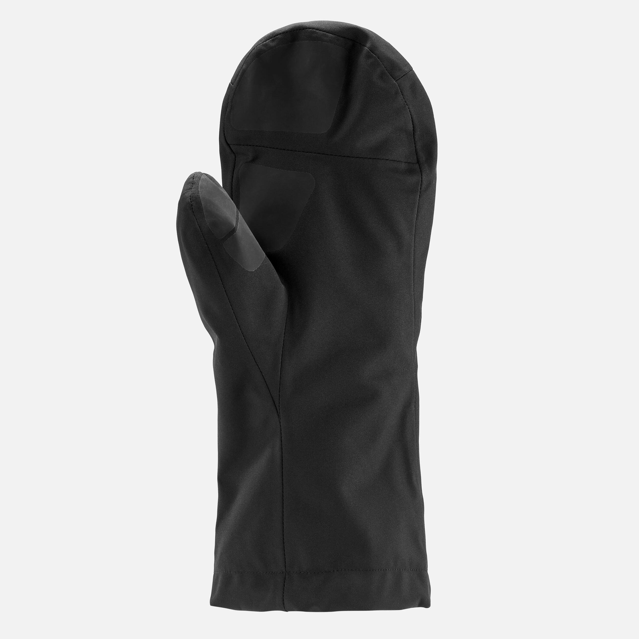 Warm Ski Over-Gloves - Black - smoked black - Wedze - Decathlon