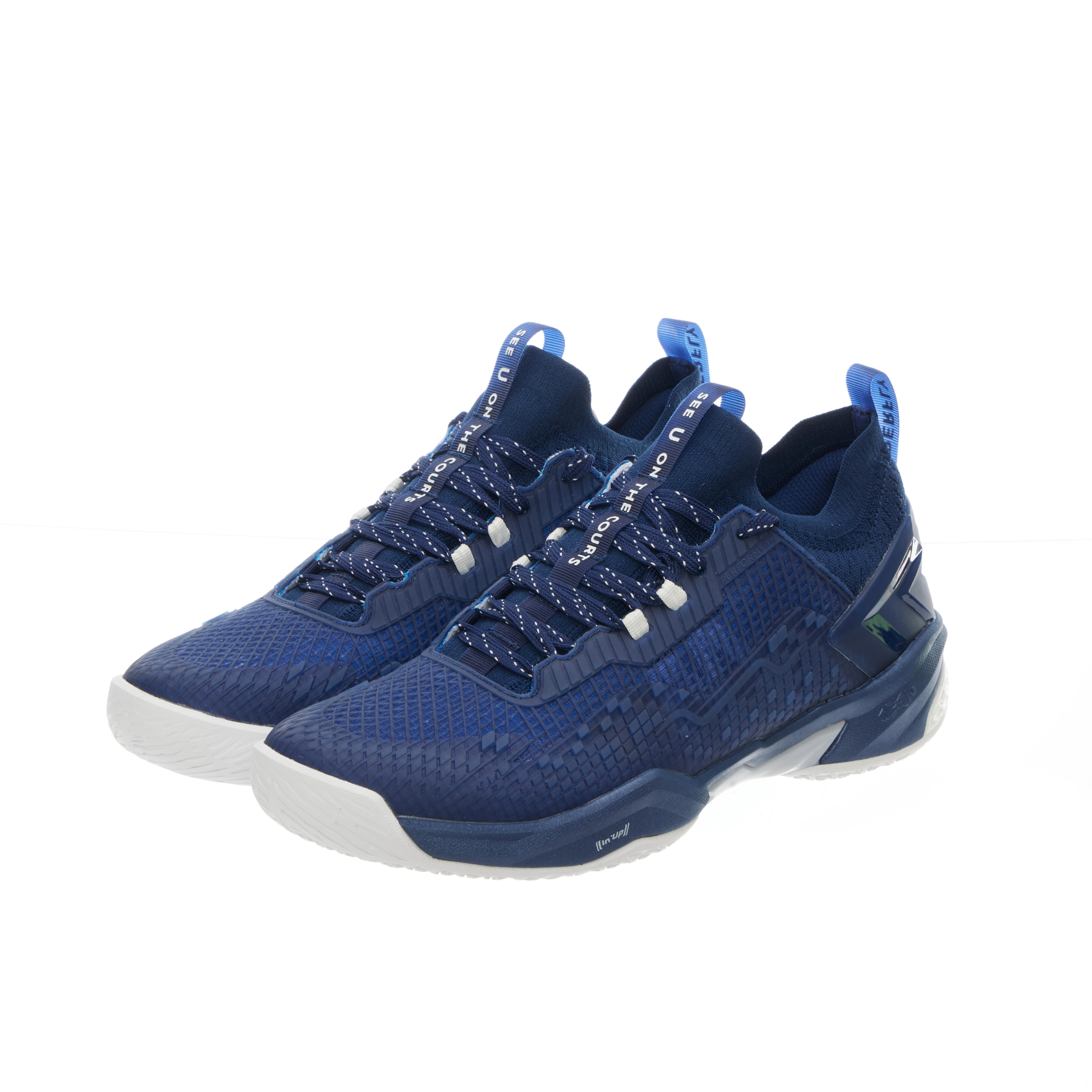 Men's Badminton Shoes - BS Perform 990 Pro Blue - Navy blue, Magenta ...