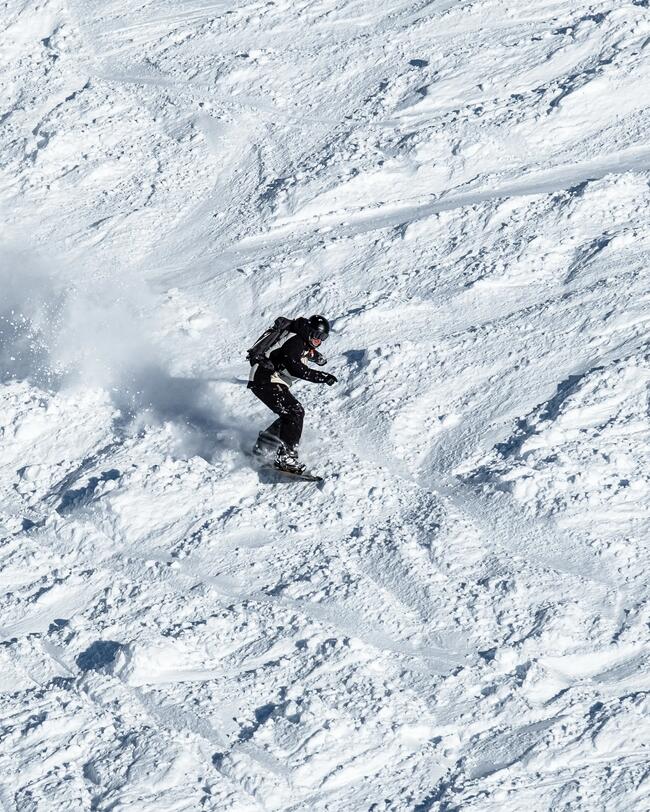 Unisex All Mountain/Powder Snowboard - LANDSCAPE wood | Decathlon