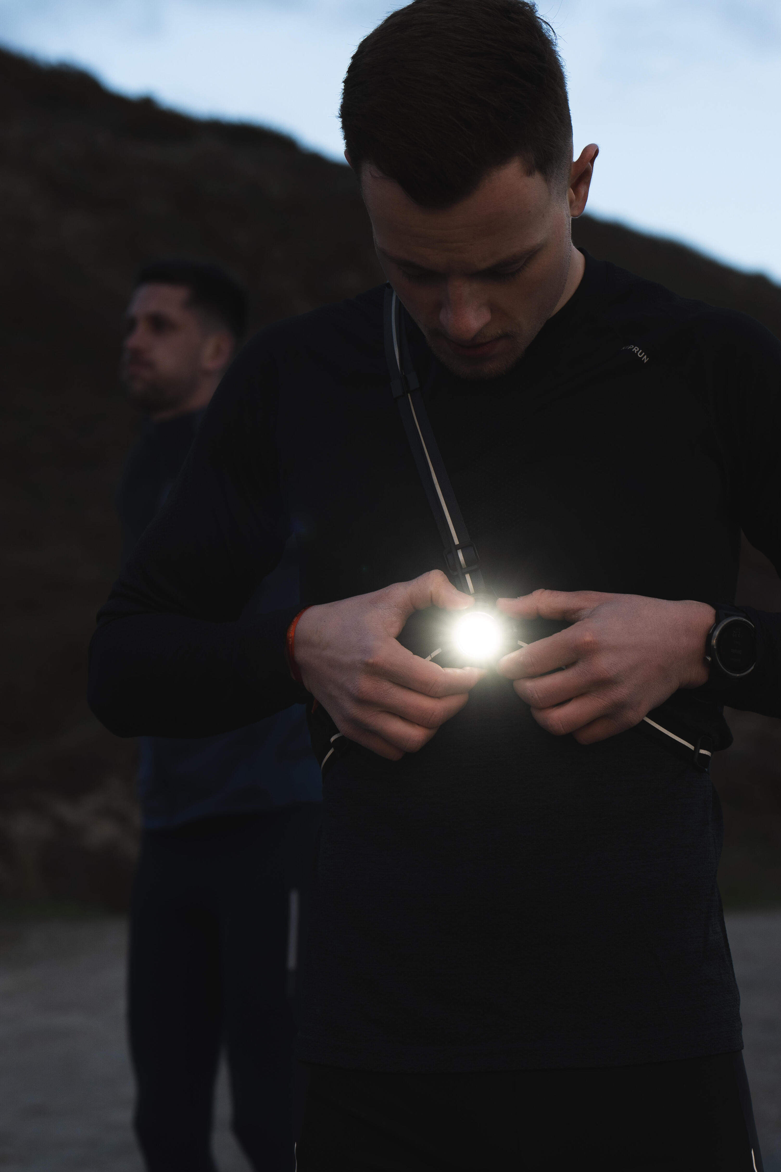 RUN LIGHT 250 FW19 CHEST RUNNING LIGHT - black KIPRUN | Decathlon