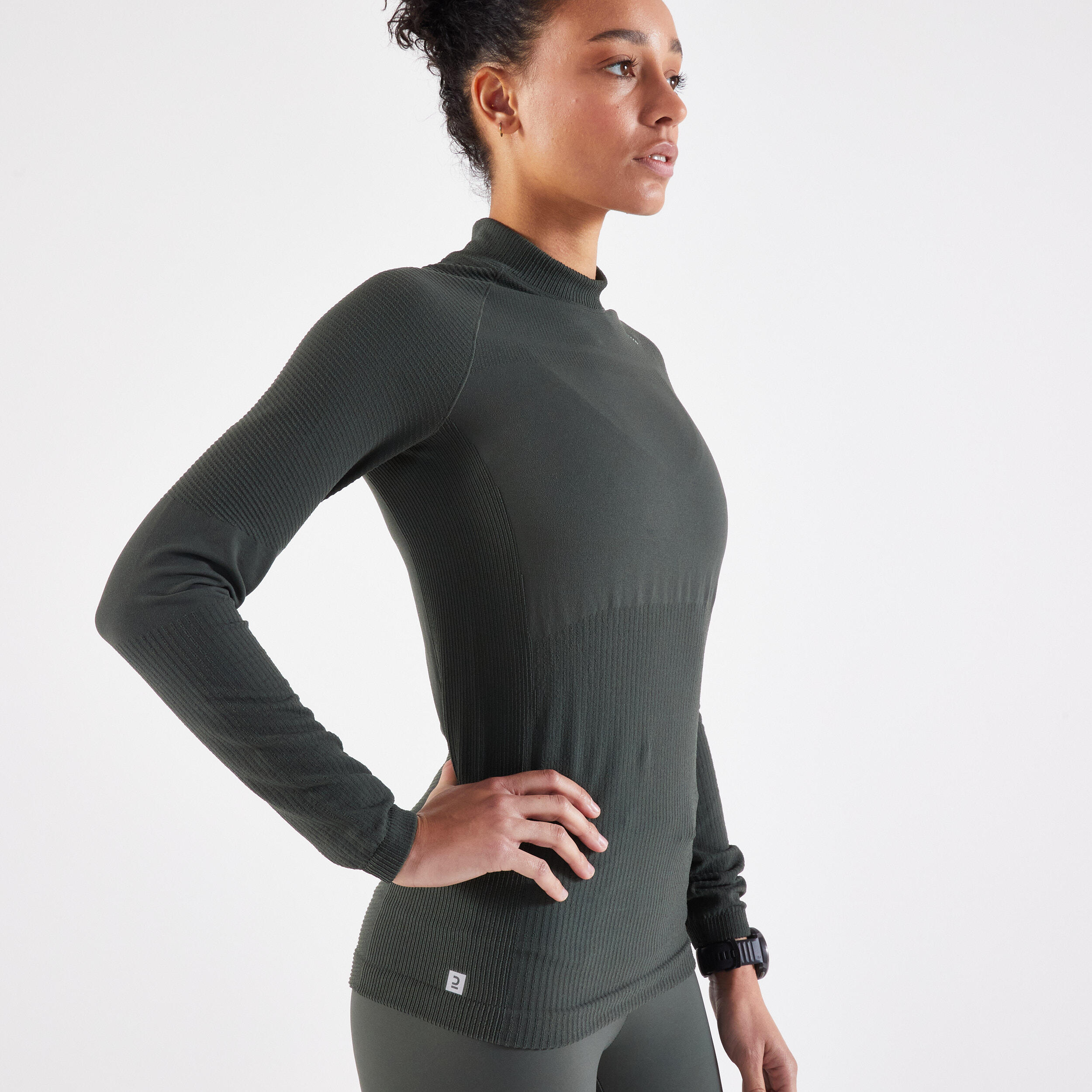 WOMEN'S KIPRUN SKINCARE SEAMLESS LONG-SLEEVED RUNNING T-SHIRT - PINK ...