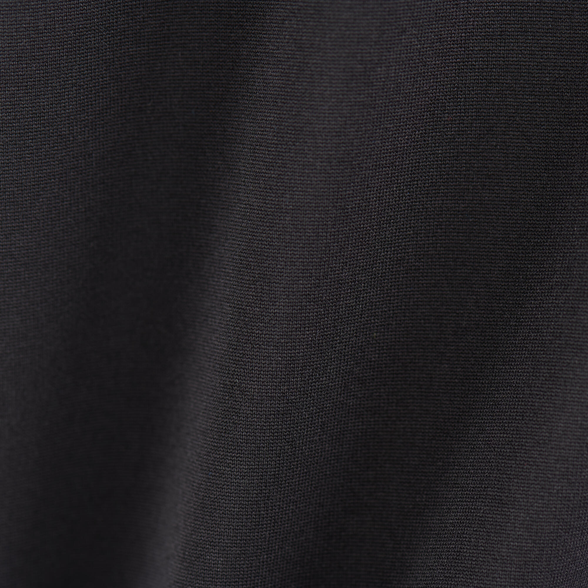 POLERA FITNESS ESSENTIAL HOMBRE NEGRO TRANSPIRABLE CUELLO REDONDO ...