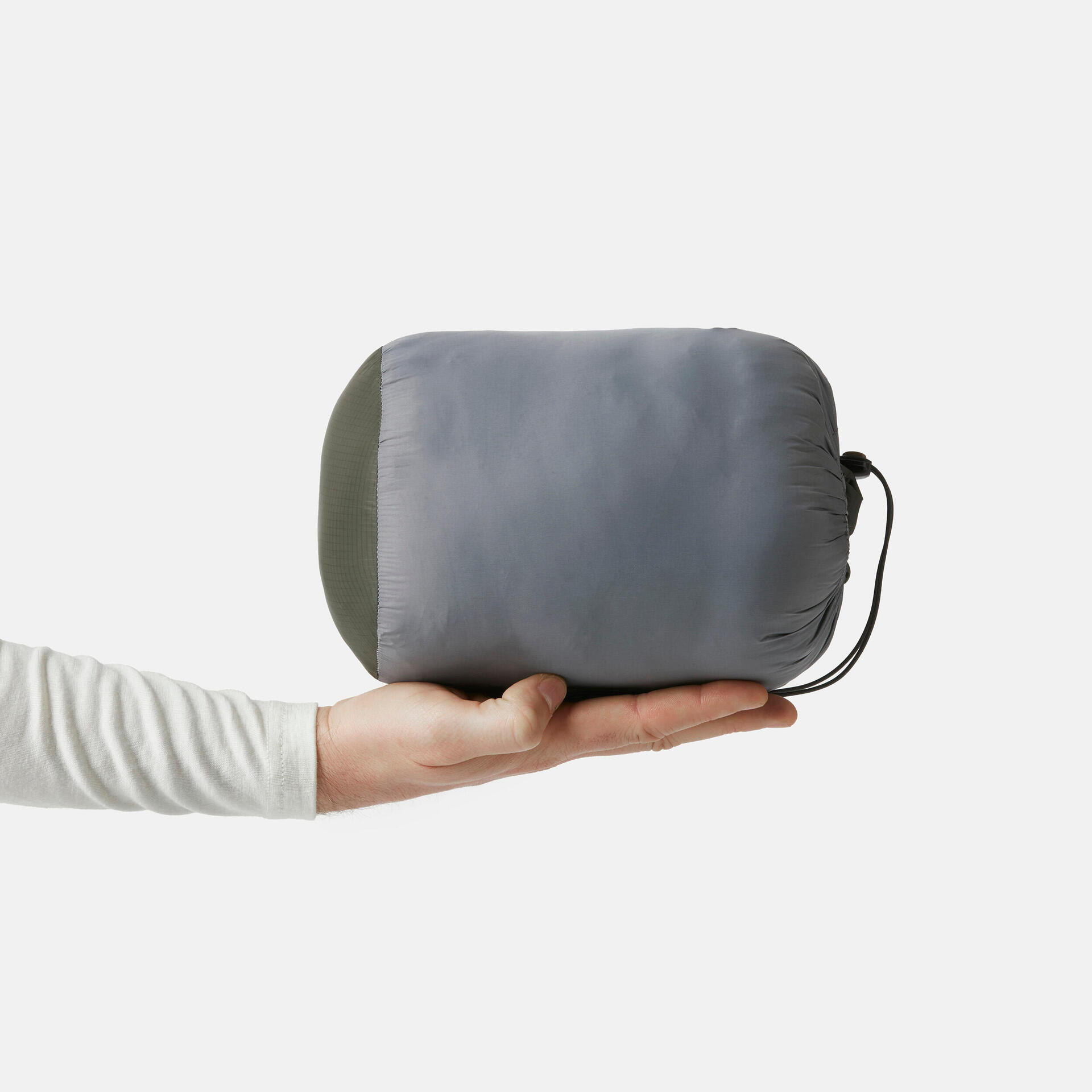 Men's Water-repellent Down Jacket with Hood MT500 -10°C - Khaki