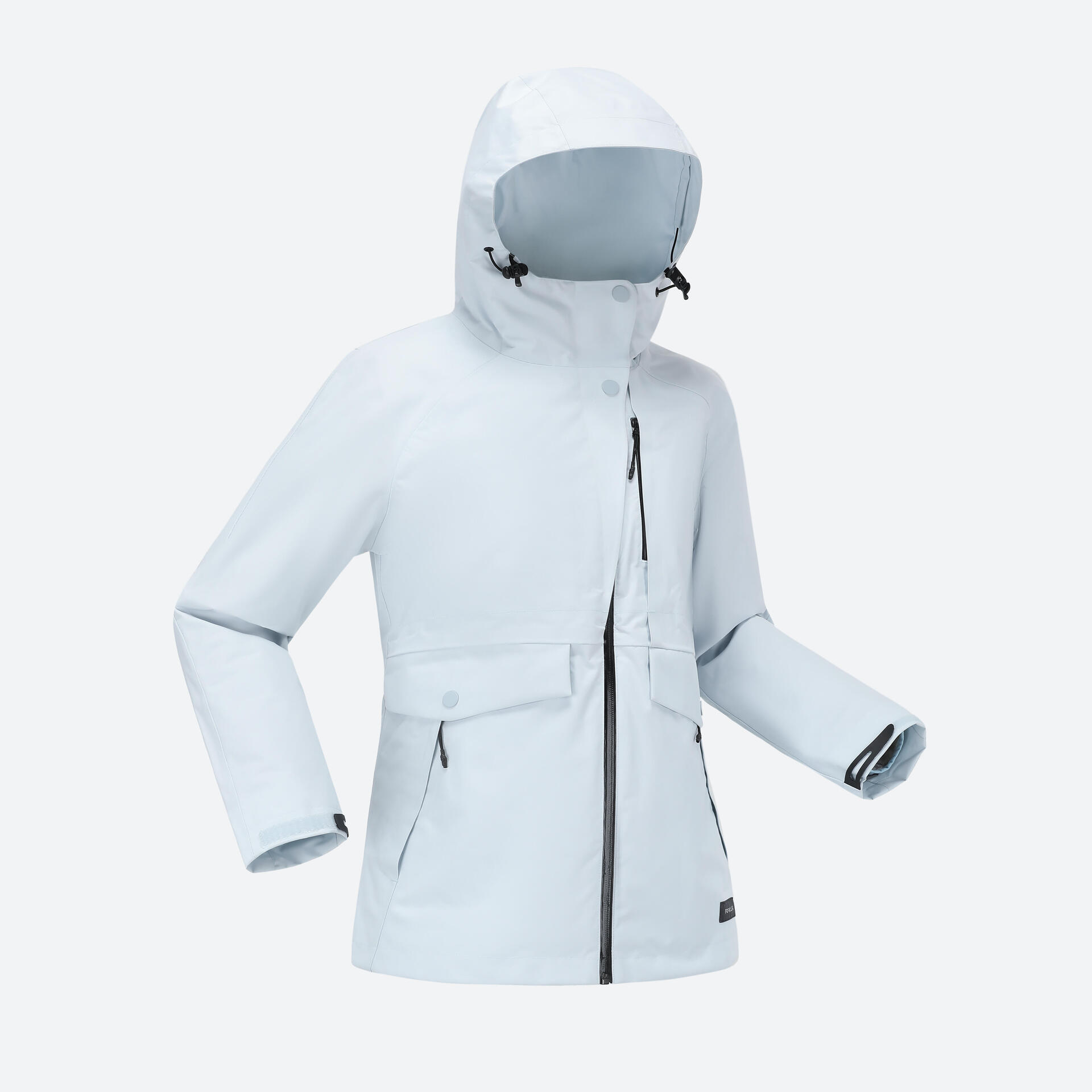 -5°C Women's 3-in-1 Down Snow Hiking Jacket - NH500 - Light Blue