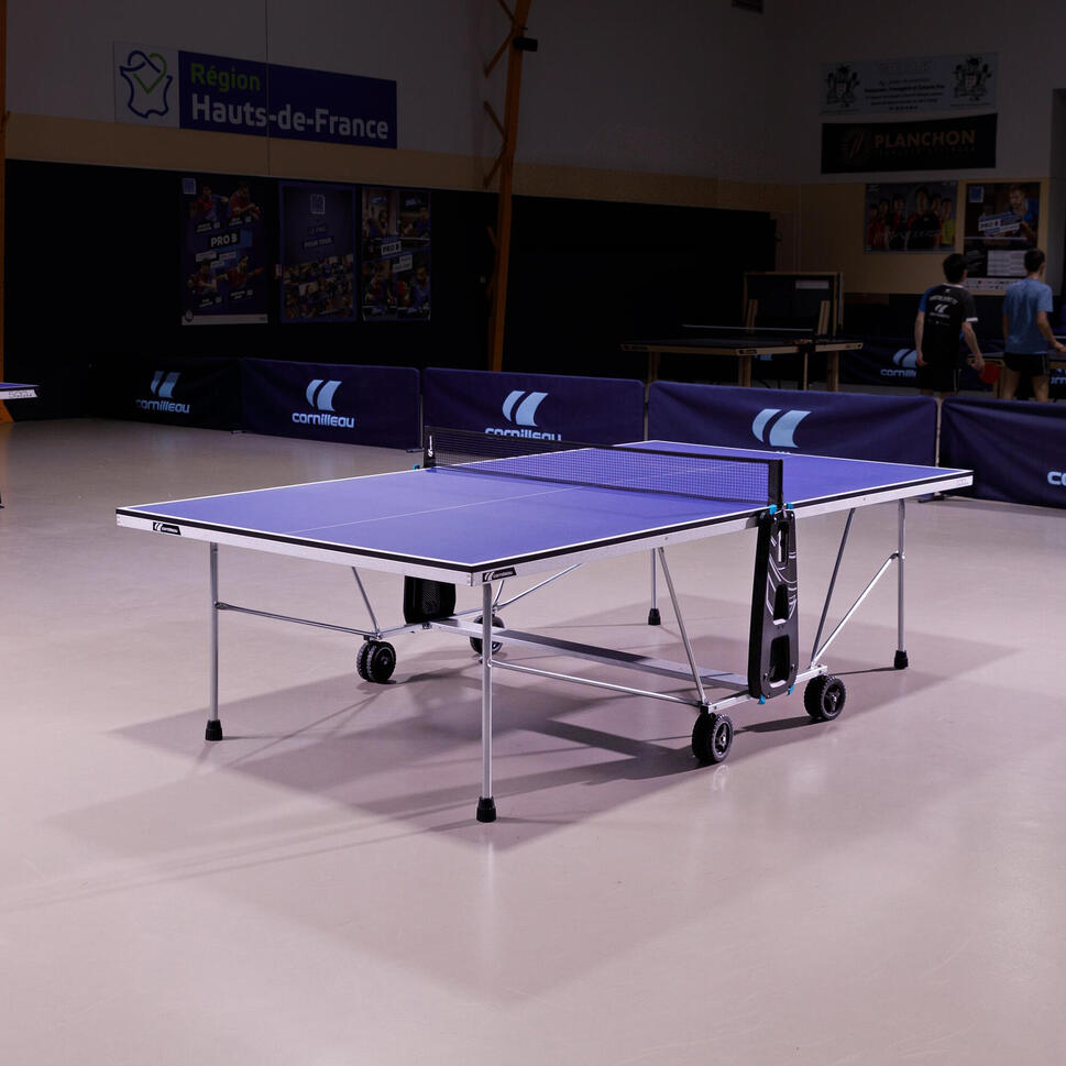 TABLE DE TENNIS TABLE CORNILLEAU 100 INDOOR - BLEU CORNILLEAU | Decathlon