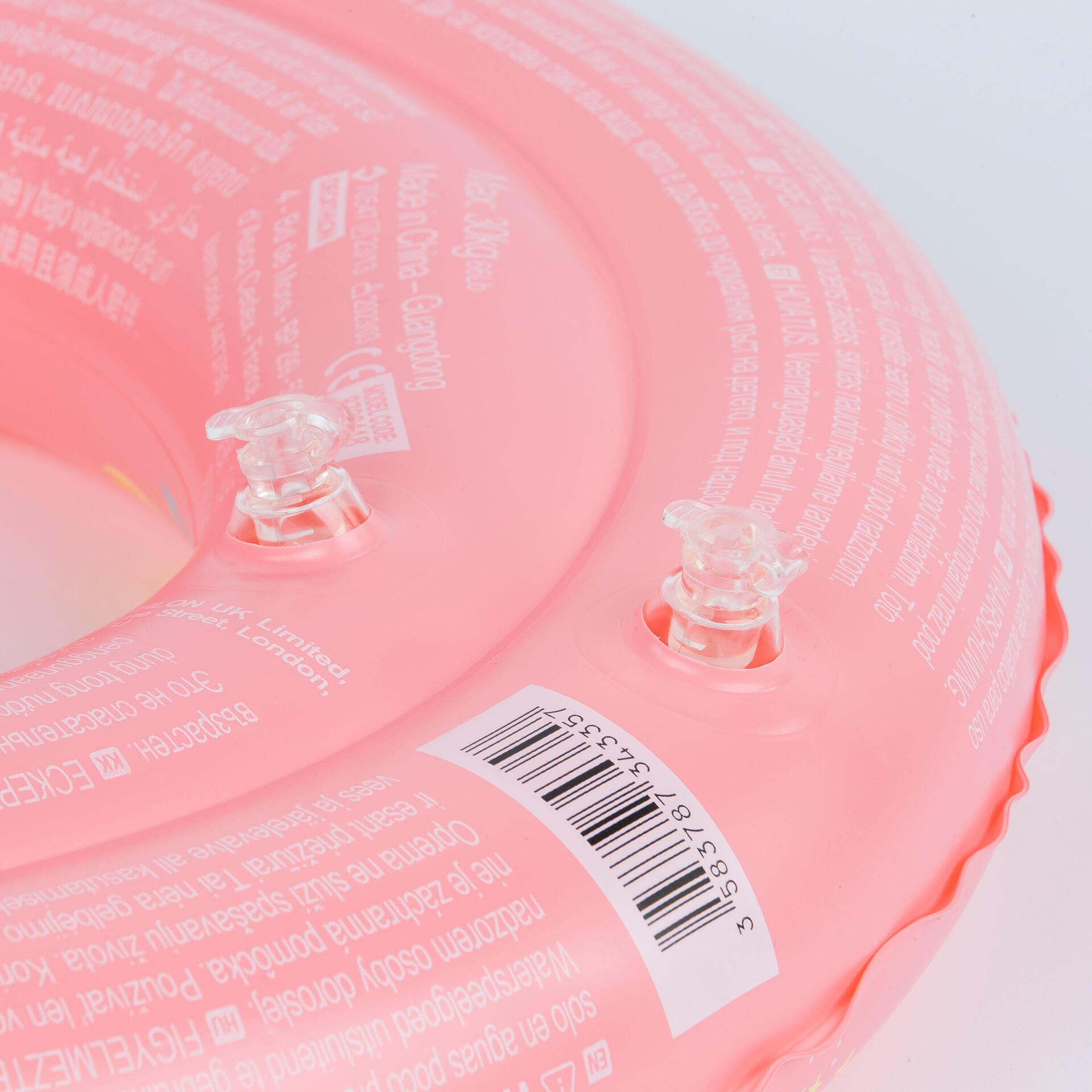 Kids’ Inflatable Pool Ring 51 cm - Pink with Blue MERMAID print Kids 3 ...