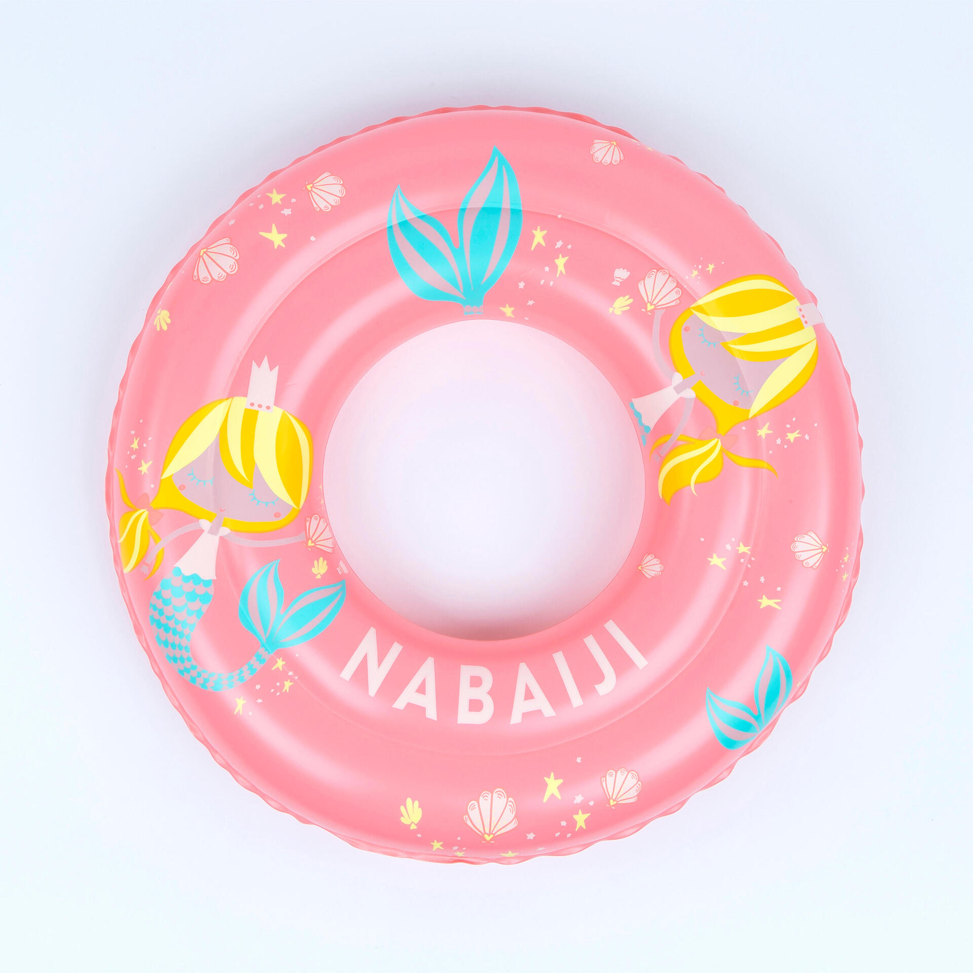 Kids’ Inflatable Pool Ring 51 cm - Pink with Blue MERMAID print Kids 3 ...