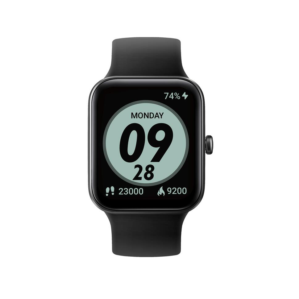 Multisport-smartwatch met hartslagmeting CW500 M zwart | Decathlon