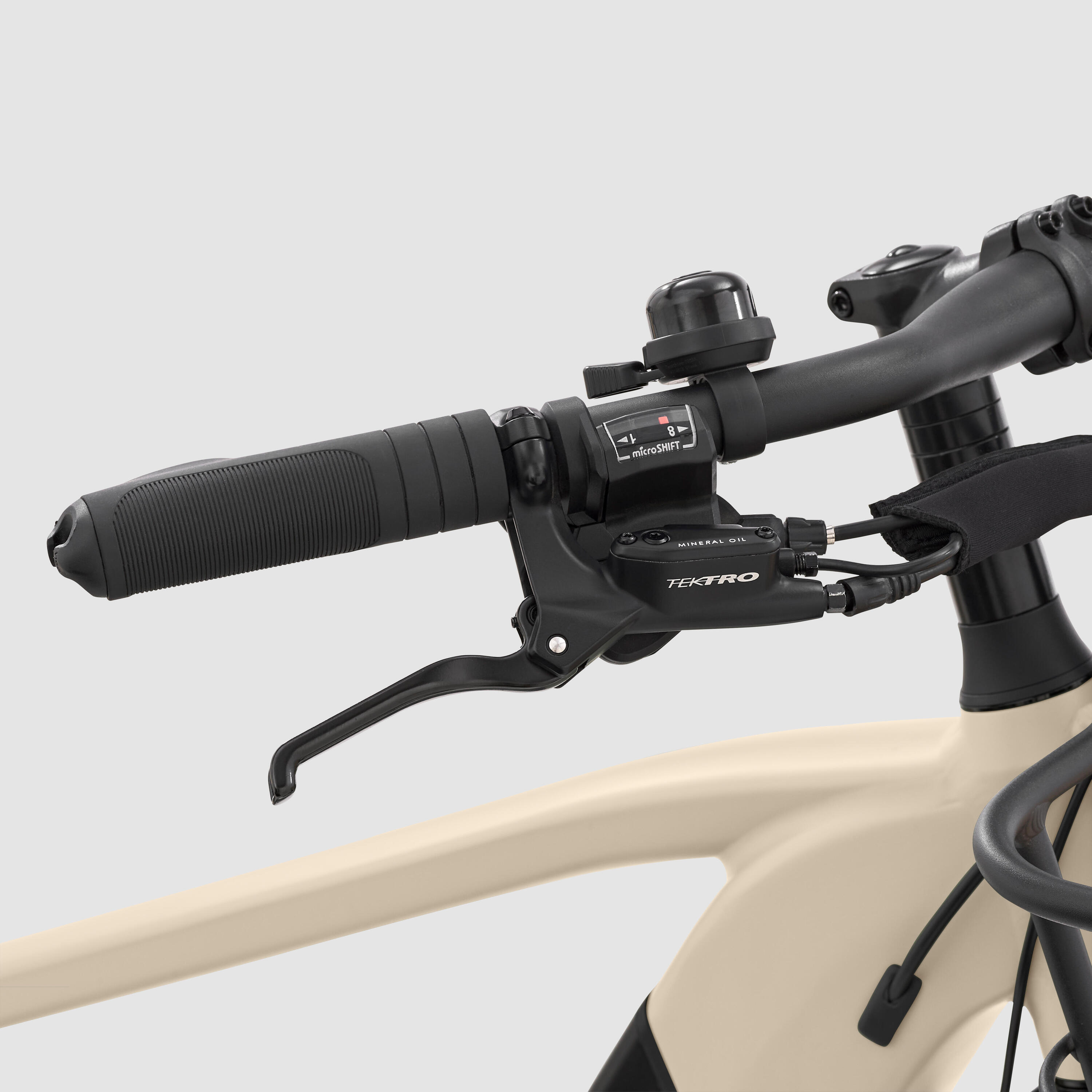 Rear Loading Electric Longtail Cargo Bike R500E - Beige BTWIN | Decathlon
