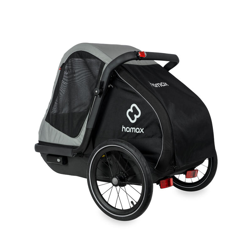 Remolque cochecito para perros Hamax Pluto medium plegable | Decathlon