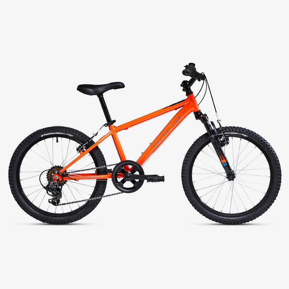 Kids' 20" 6-9 Years Mountain Bike Expl 500 - Orange ROCKRIDER | Decathlon