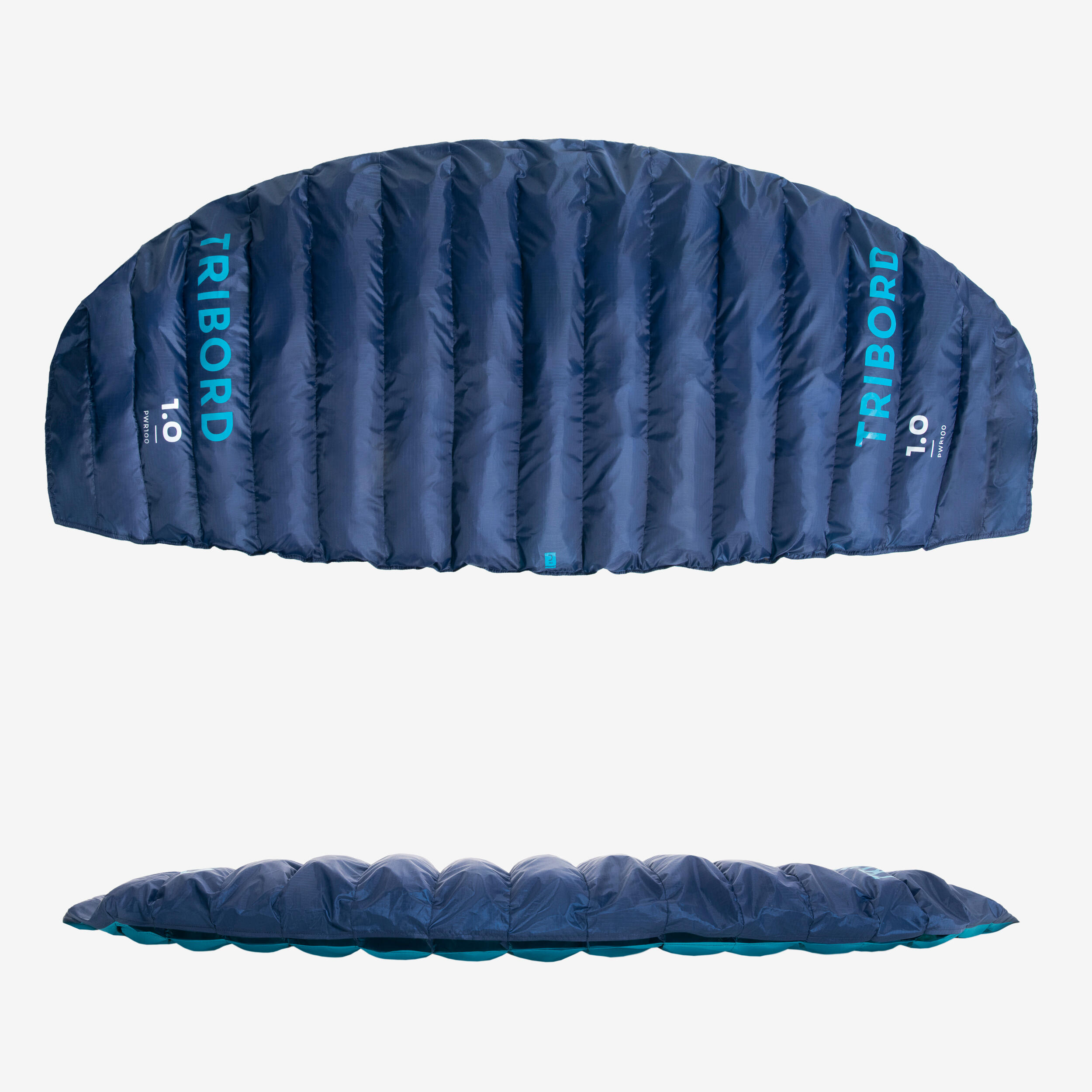 Zmaj za vuču PW100 1 m2 plavi sa šipkom - Decathlon