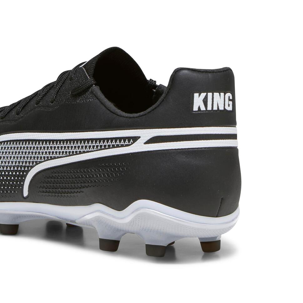 Scarpe calcio adulto Puma KING Pro FG/AG nere e bianche PUMA | DECATHLON