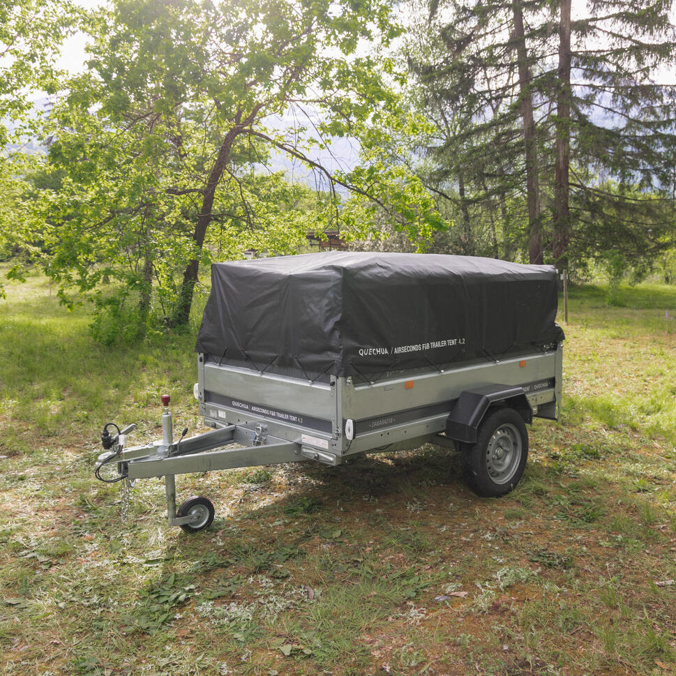 Vouwwagen met opblaasbare tent Airsecond 4.2 F&B 4 personen 2 ...