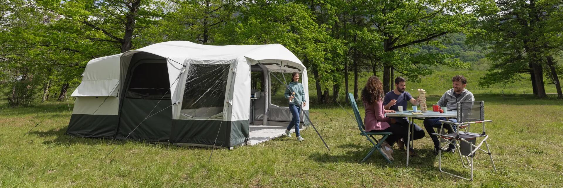 Une caravane pliante ? Découvrez le Quechua Airsecond 4.2 F&B