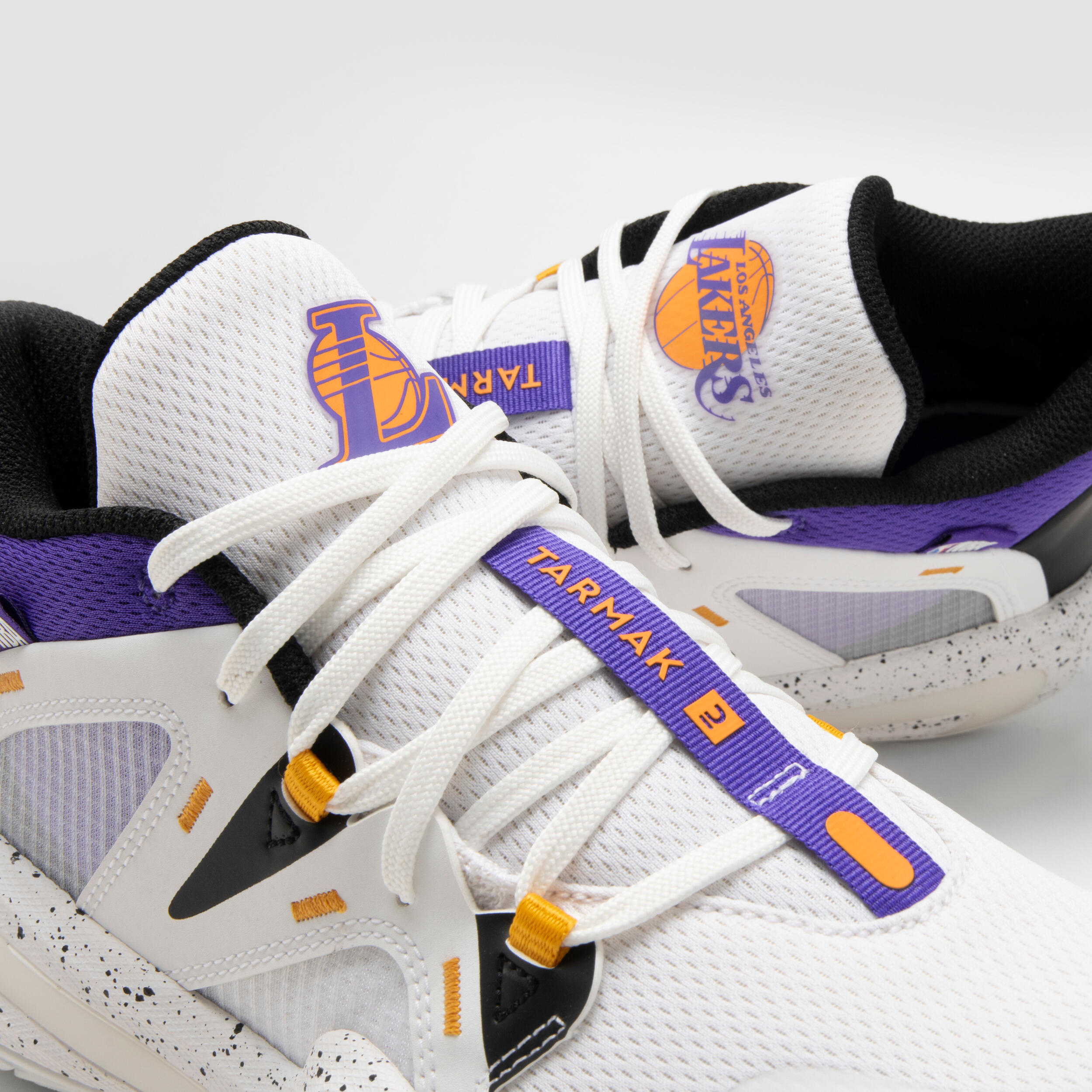 Kids' Basketball Shoes 900 NBA MID-3 - Los Angeles Lakers/White TARMAK ...