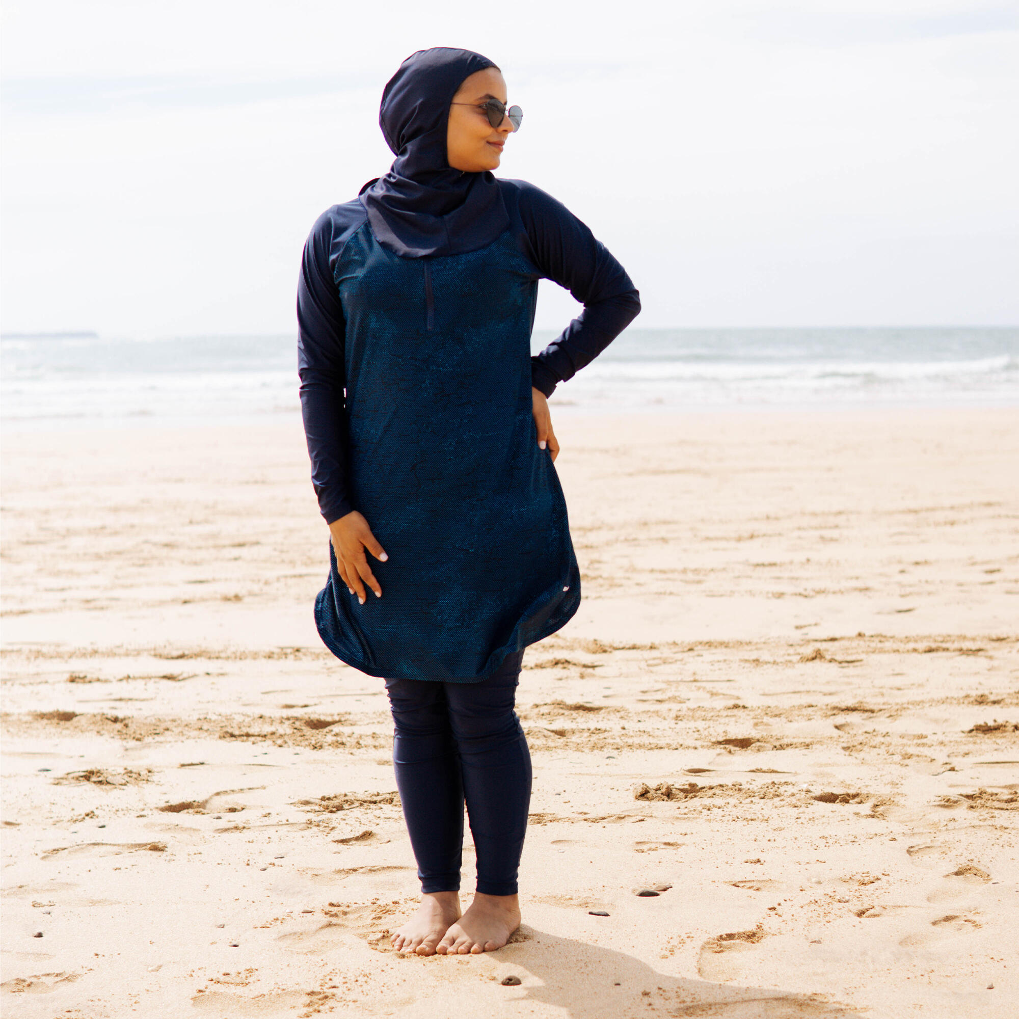 BURKINI DANA 500 ALL FLU BLUE - Decathlon