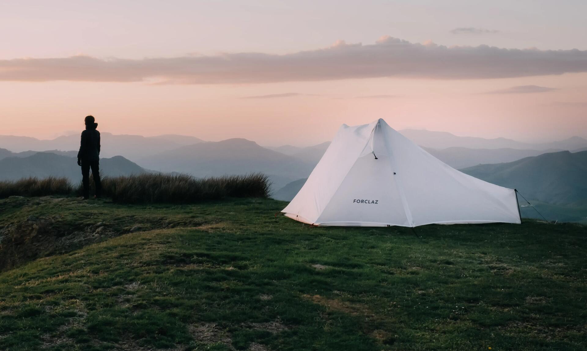 Two-person trekking tarp tent MT900, lightweight and compact SIMOND ...