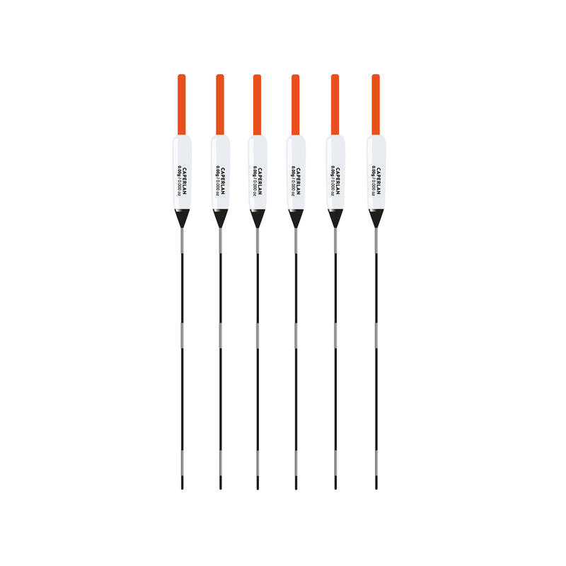 SERIE DE 6 FLOTTEURS PF- F900 C14 POUR LA PECHE DE LA CARPE AU COUP ...