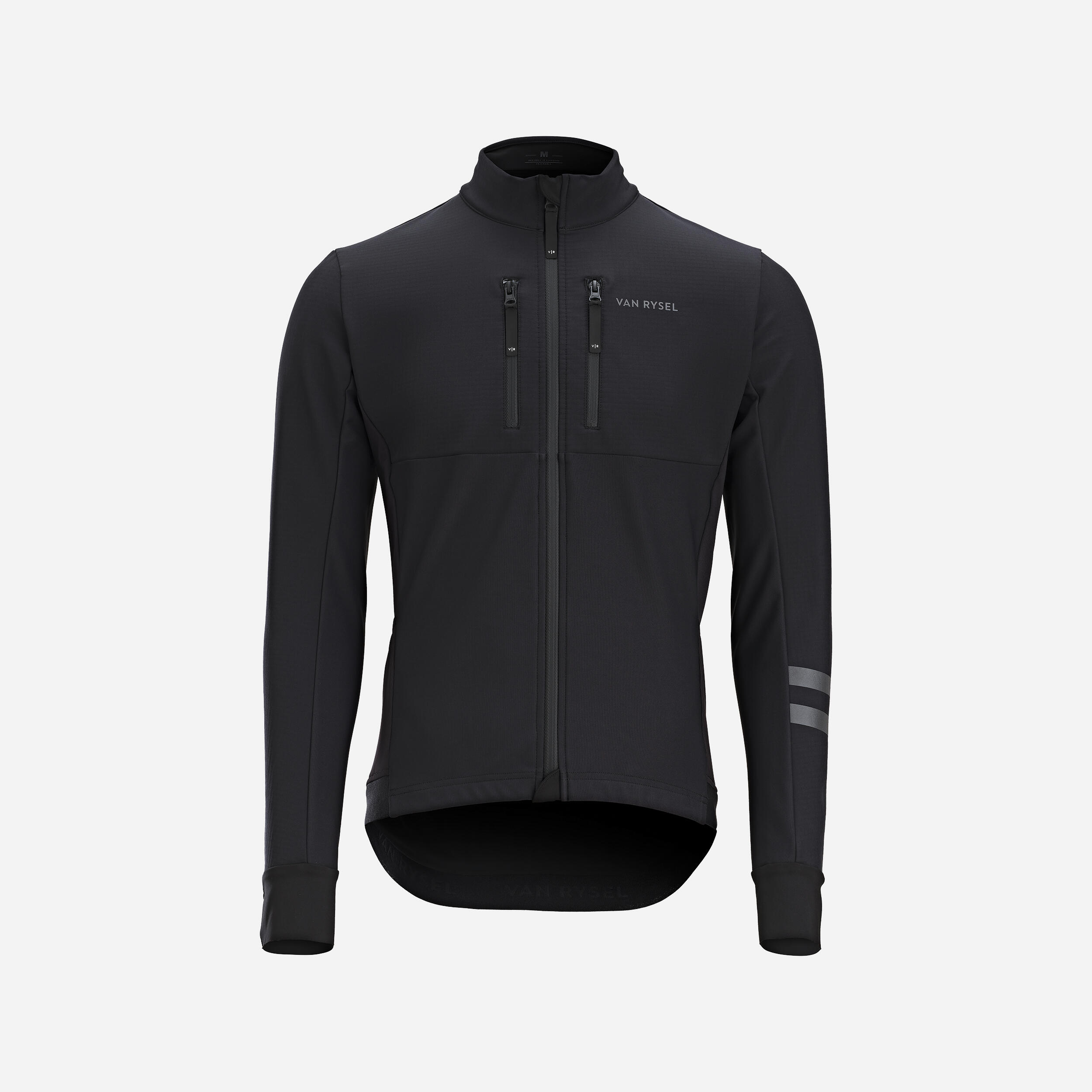 Men's Road Biking Jacket - Endurance - smoked black - Van rysel - Decathlon