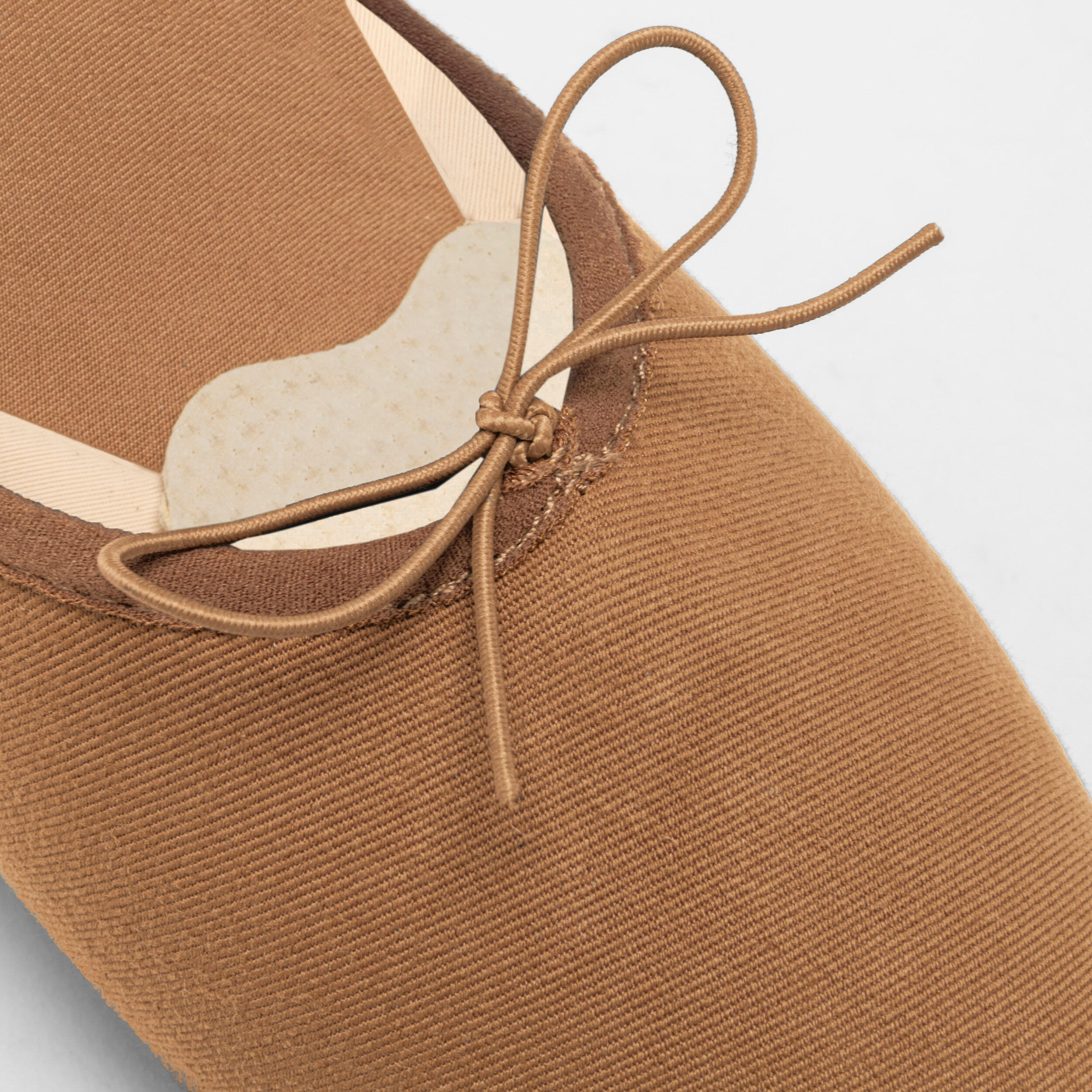 Women's Split-Sole Canvas Demi-Pointe Ballet Shoes - Caramel STAREVER ...