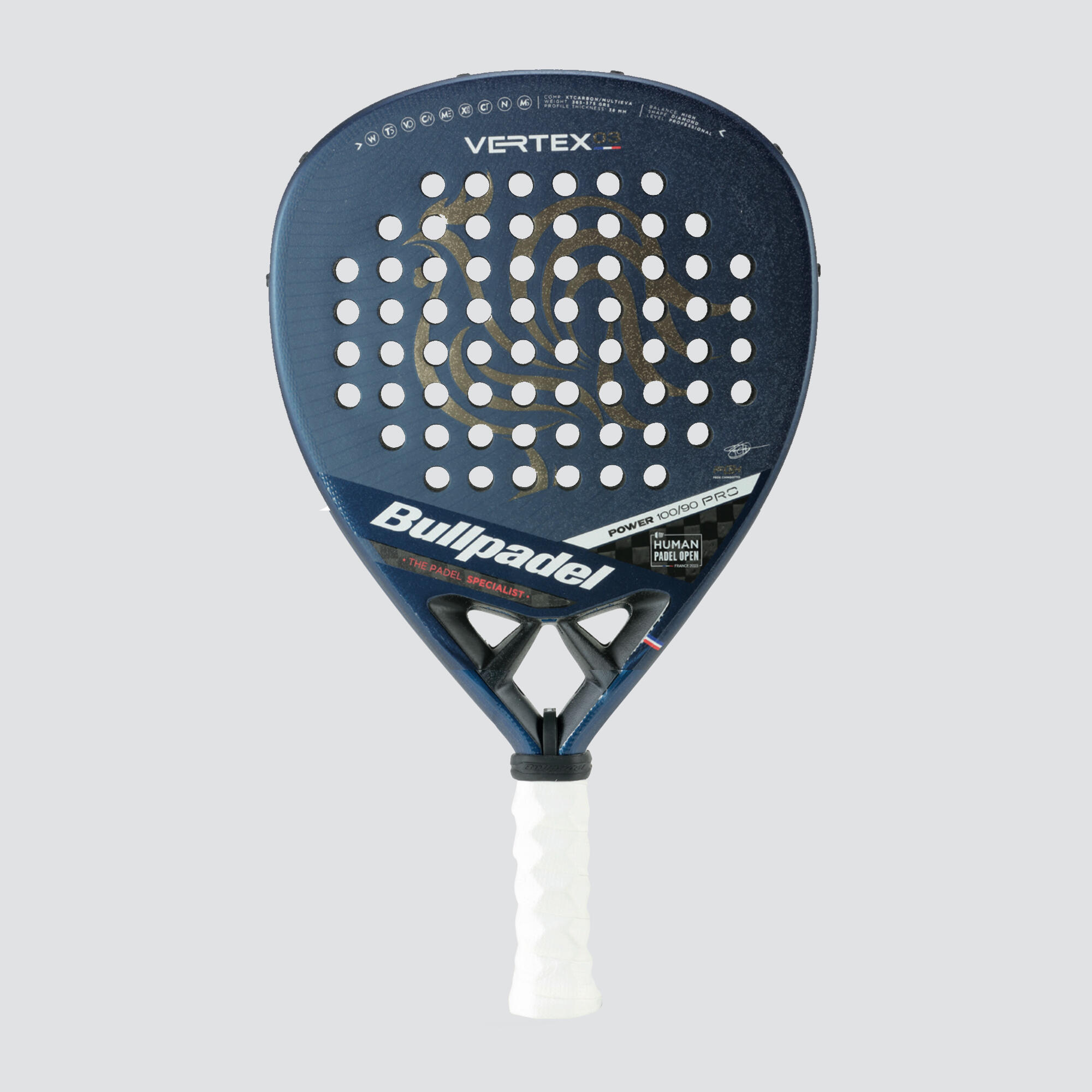 Adult Padel Racket Vertex 03 FR 23 - Decathlon