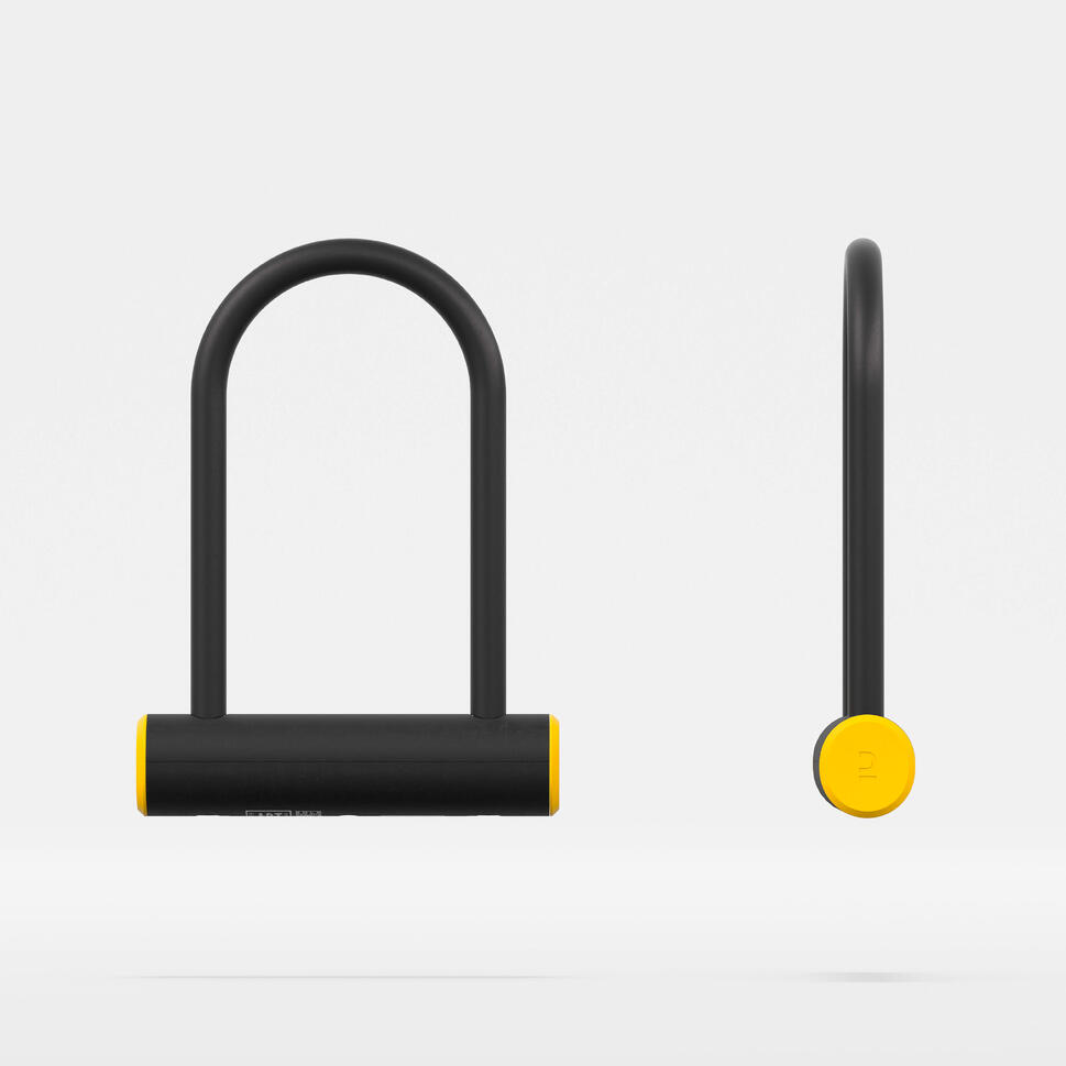 High Security Bike D-Lock 900 M ART2 | Decathlon