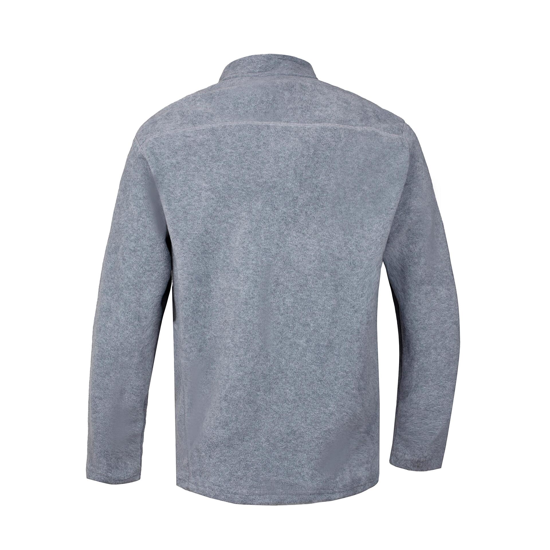 Men's Mountain Walking Fleece Jacket MH120 Grey