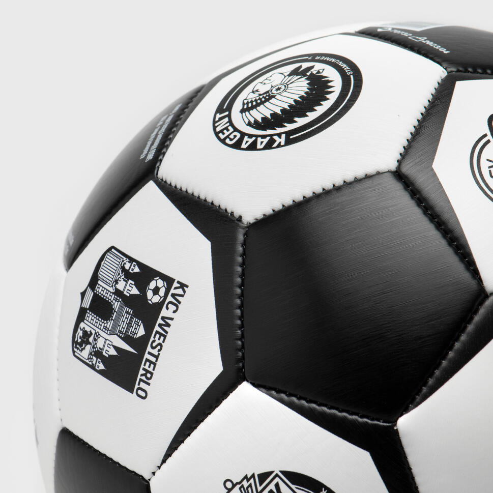 Ballon de football FANS BALL JUPILER PRO LEAGUE MULTILOGOS CLUBS KIPSTA ...