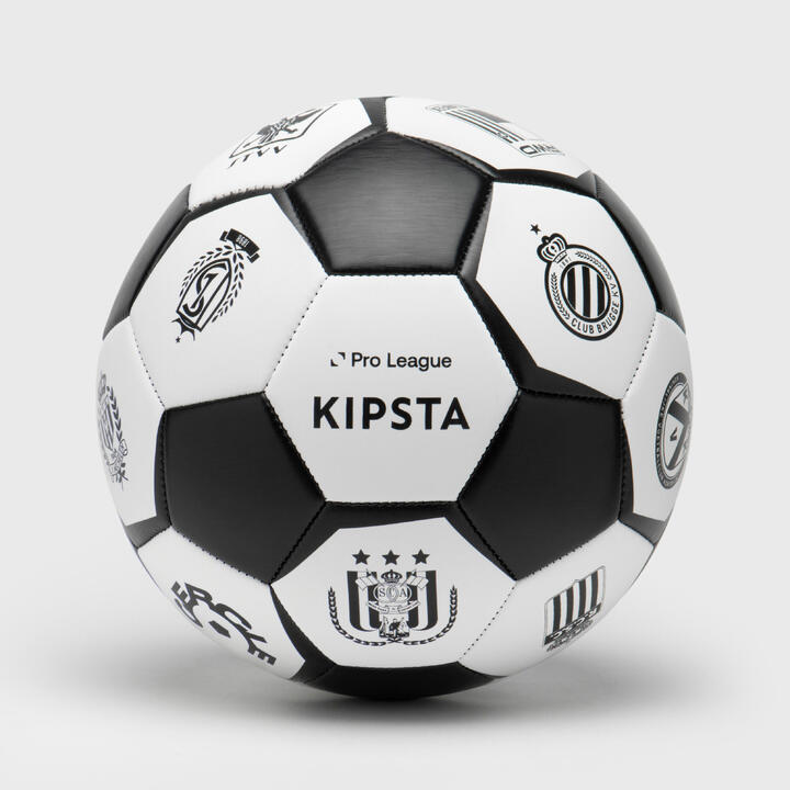 Ballon de football FANS BALL JUPILER PRO LEAGUE MULTILOGOS CLUBS KIPSTA ...