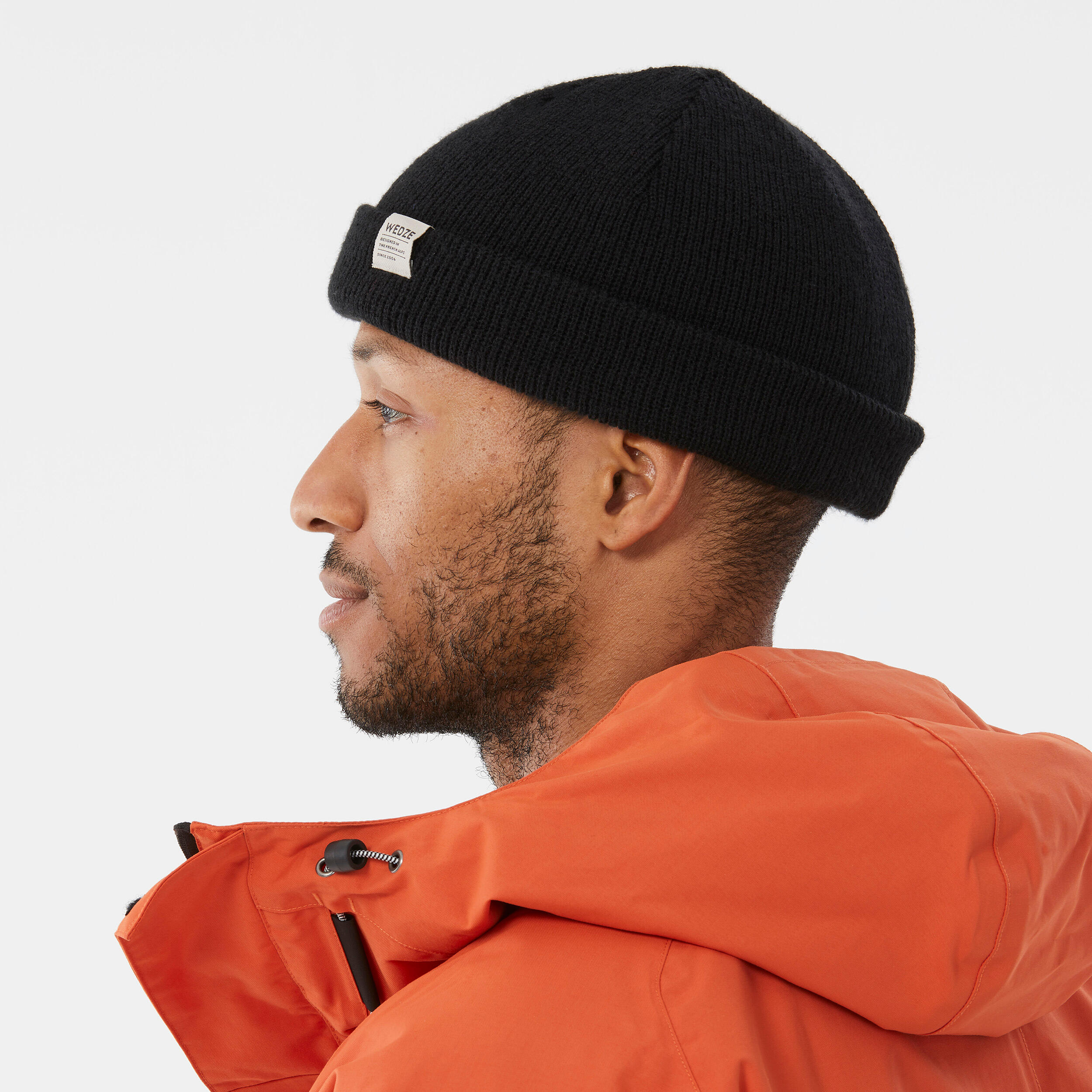 Ski Hat - Docker Black - smoked black - Wedze - Decathlon