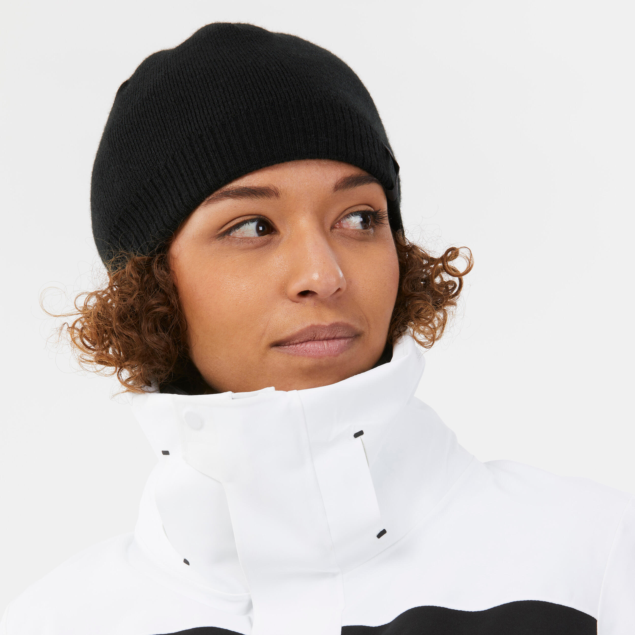 Simple Ski Hat – Black - smoked black - Wedze - Decathlon