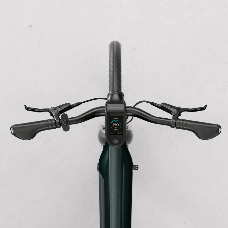 VELO VILLE ELECTRIQUE A MOTEUR AUTOMATIQUE OWURU CADRE HAUT LD 920 E ...