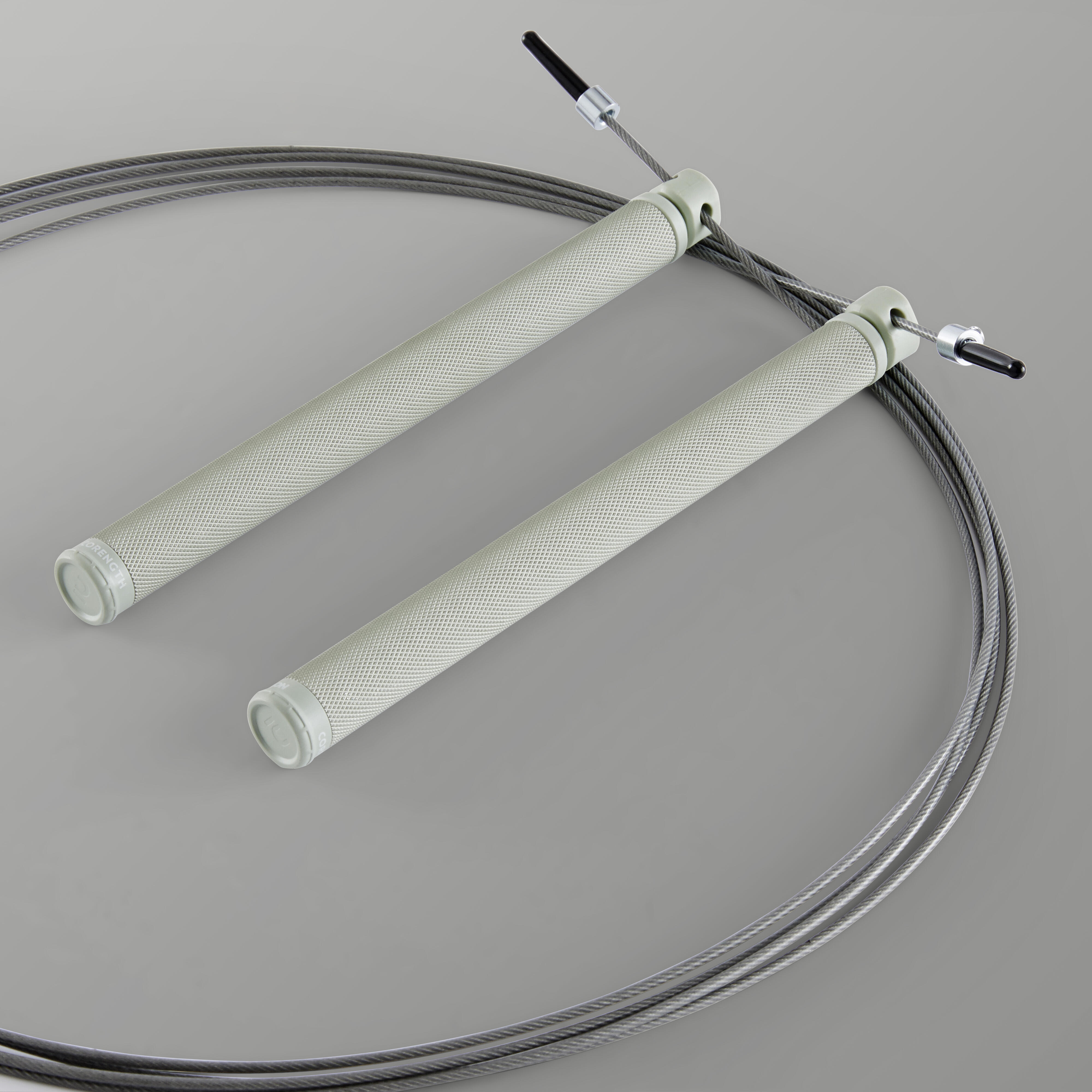 Skipping Rope - Speed Rope Pro Green - Sage green - Corength - Decathlon