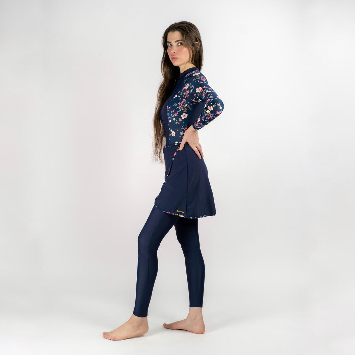 BURKINI RIME 100 MANCHES LONGUES ALL BLOS NAVY - Decathlon