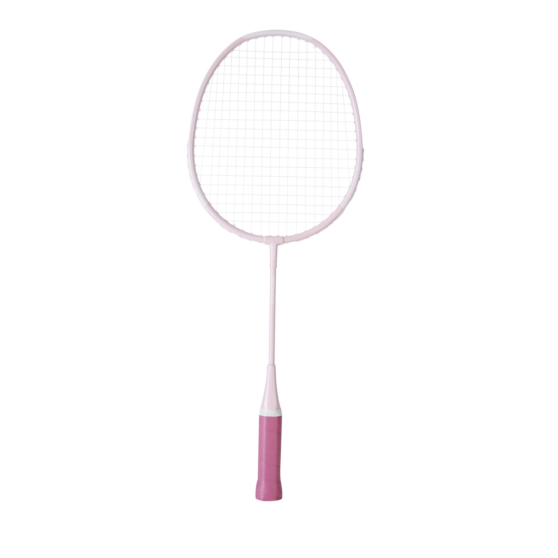KIDS BADMINTON RACKET SET Br100 kid set starter mint pink