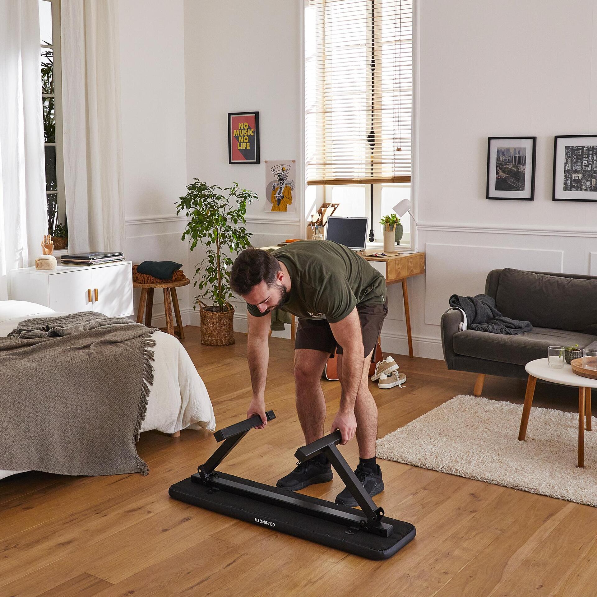 Fold-Down Weights Bench 100