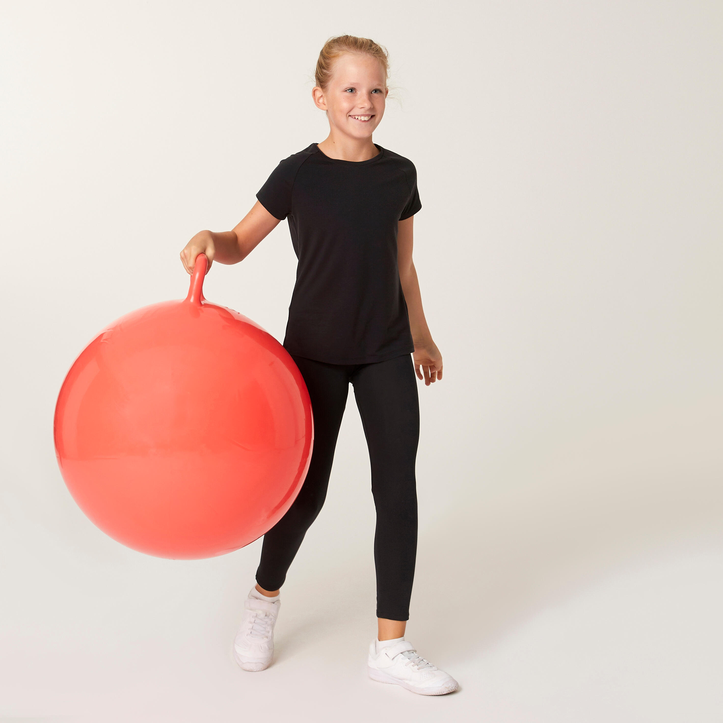 Robuster Hüpfball für Kinder 57 cm, rot DOMYOS | Decathlon