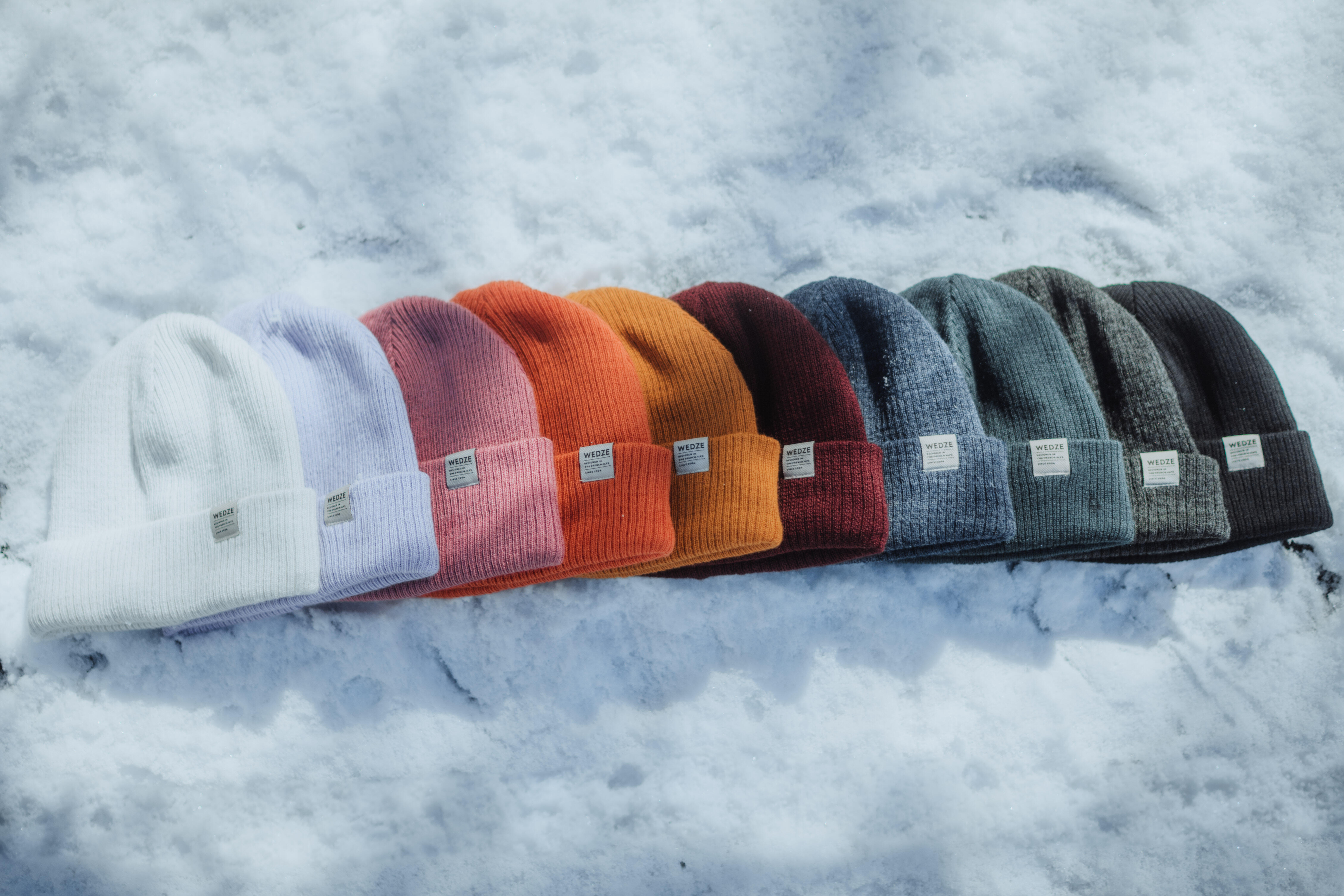 Ski Beanie – Fisherman - Bordeaux - Wedze - Decathlon