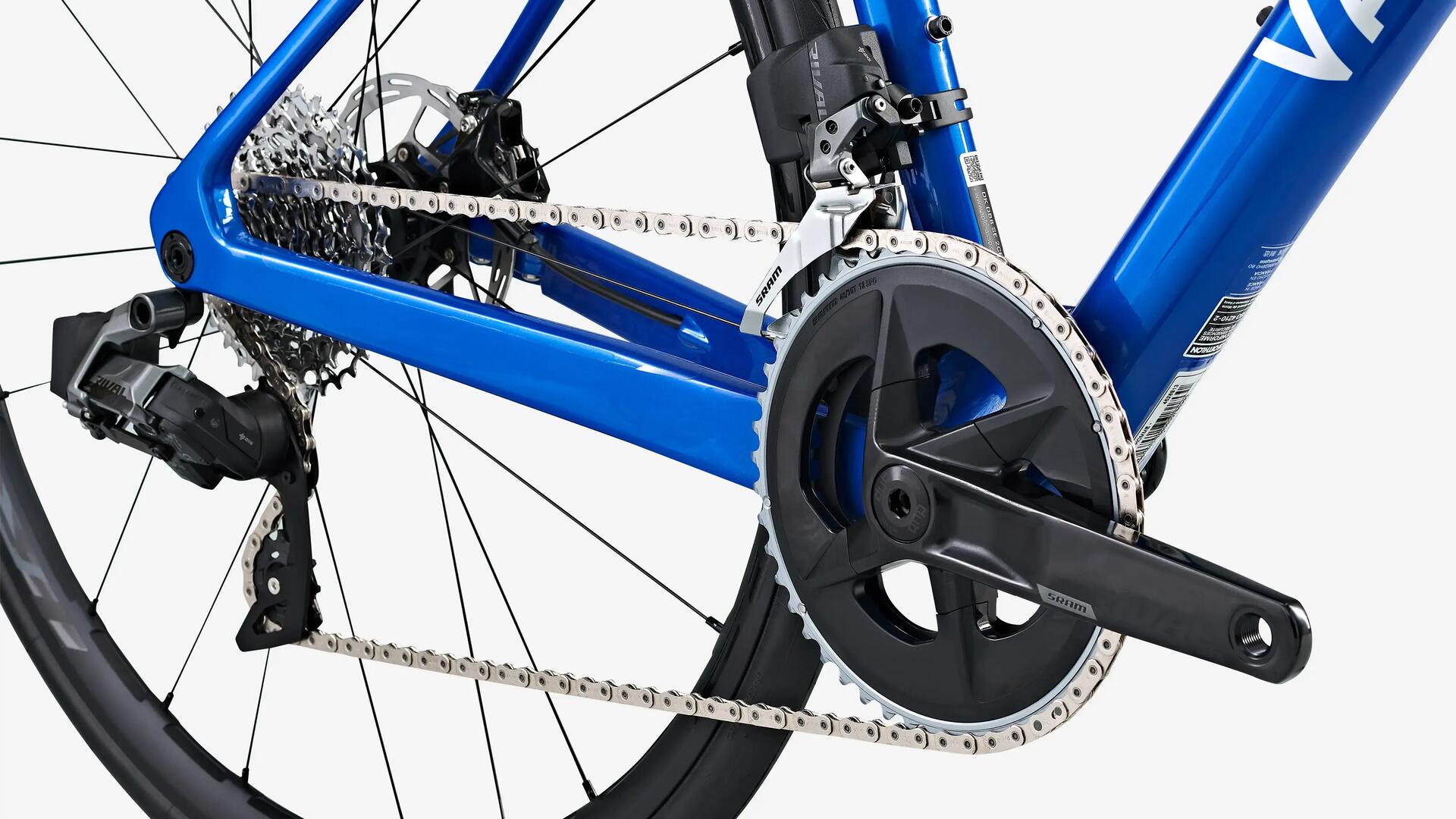 12-Speed Road Bike NCR CF Rival AXS eTap - Blue VAN RYSEL | Decathlon